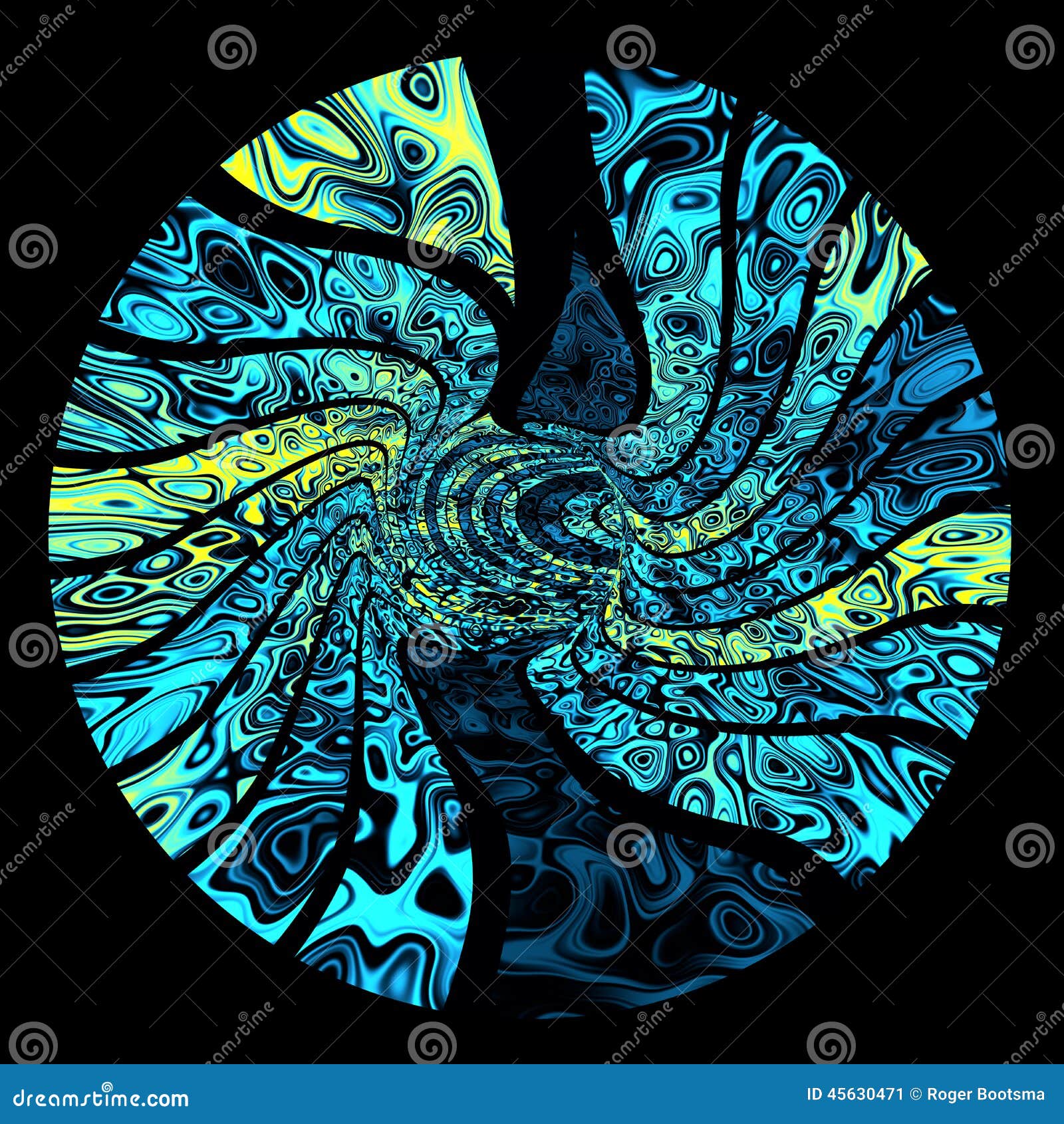 Abstract Tunnel Illustration Stock Illustration - Illustration of ...