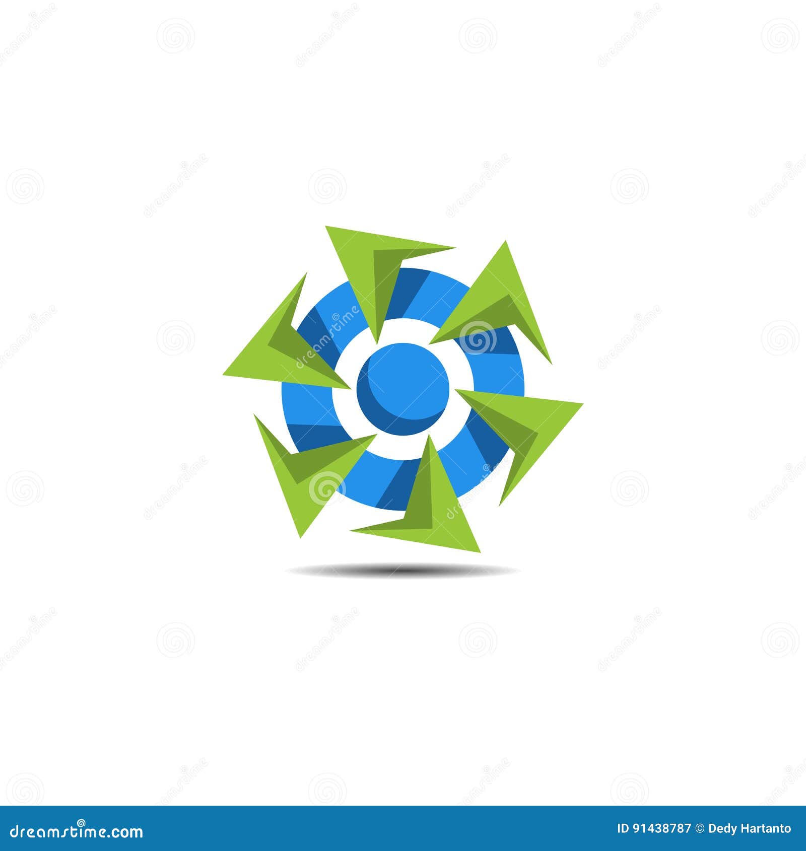 Abstract turbine logo stock vector. Illustration of technology - 91438787