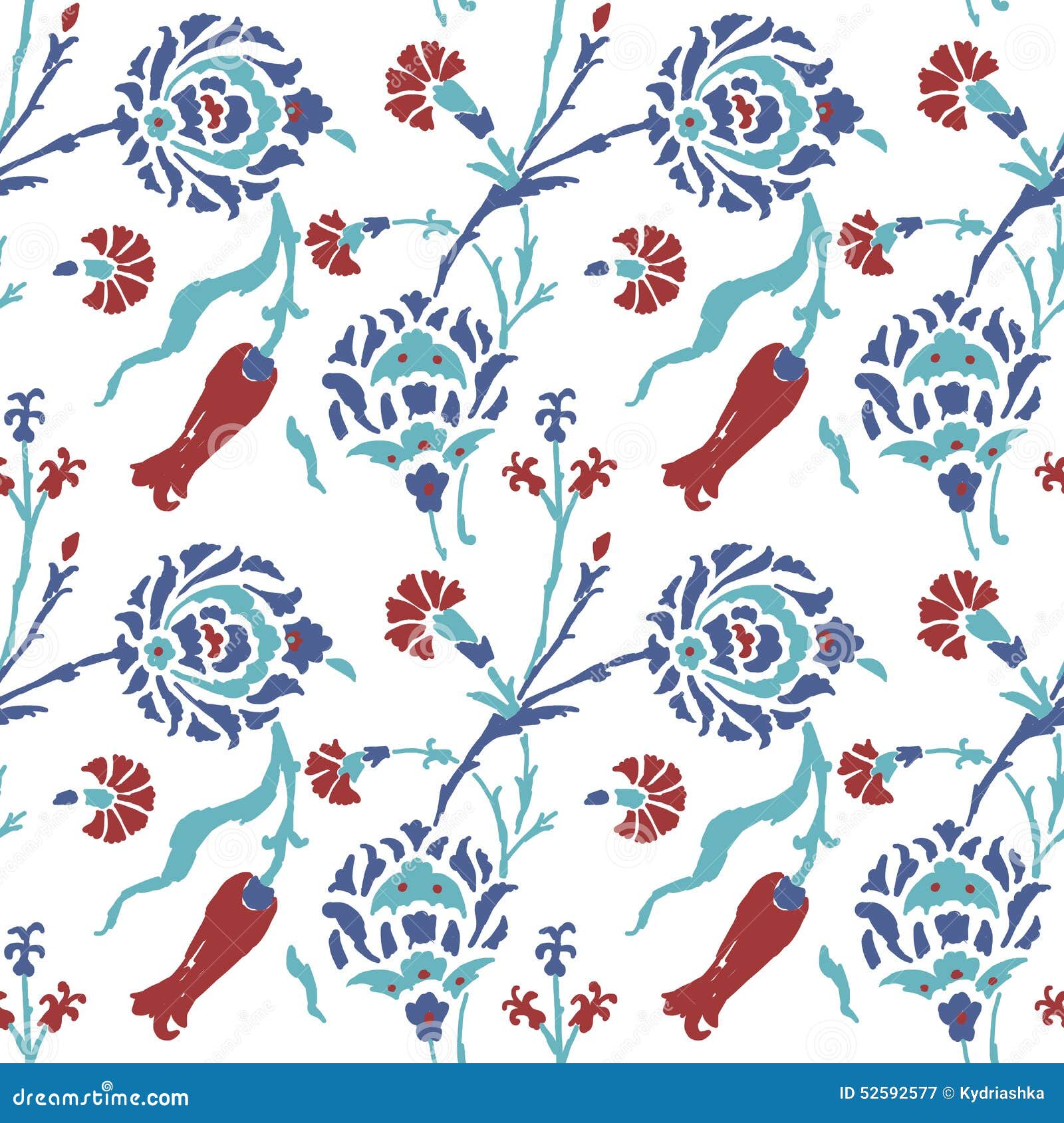 Abstract Turkish Pattern for Your Design Stock Vector - Illustration of ...