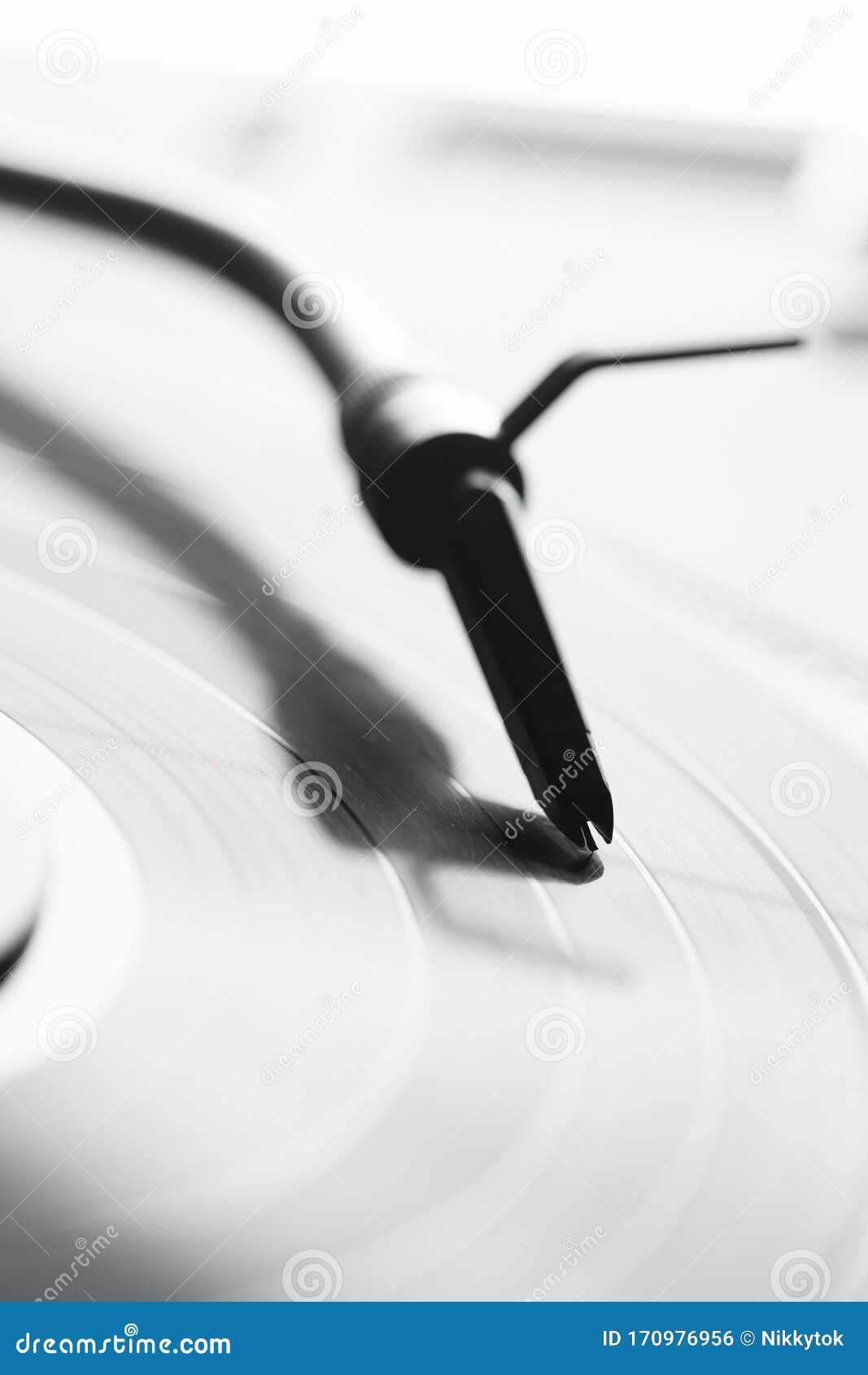 Abstract Turntable with Vinyl Record Stock Photo - Image of player ...