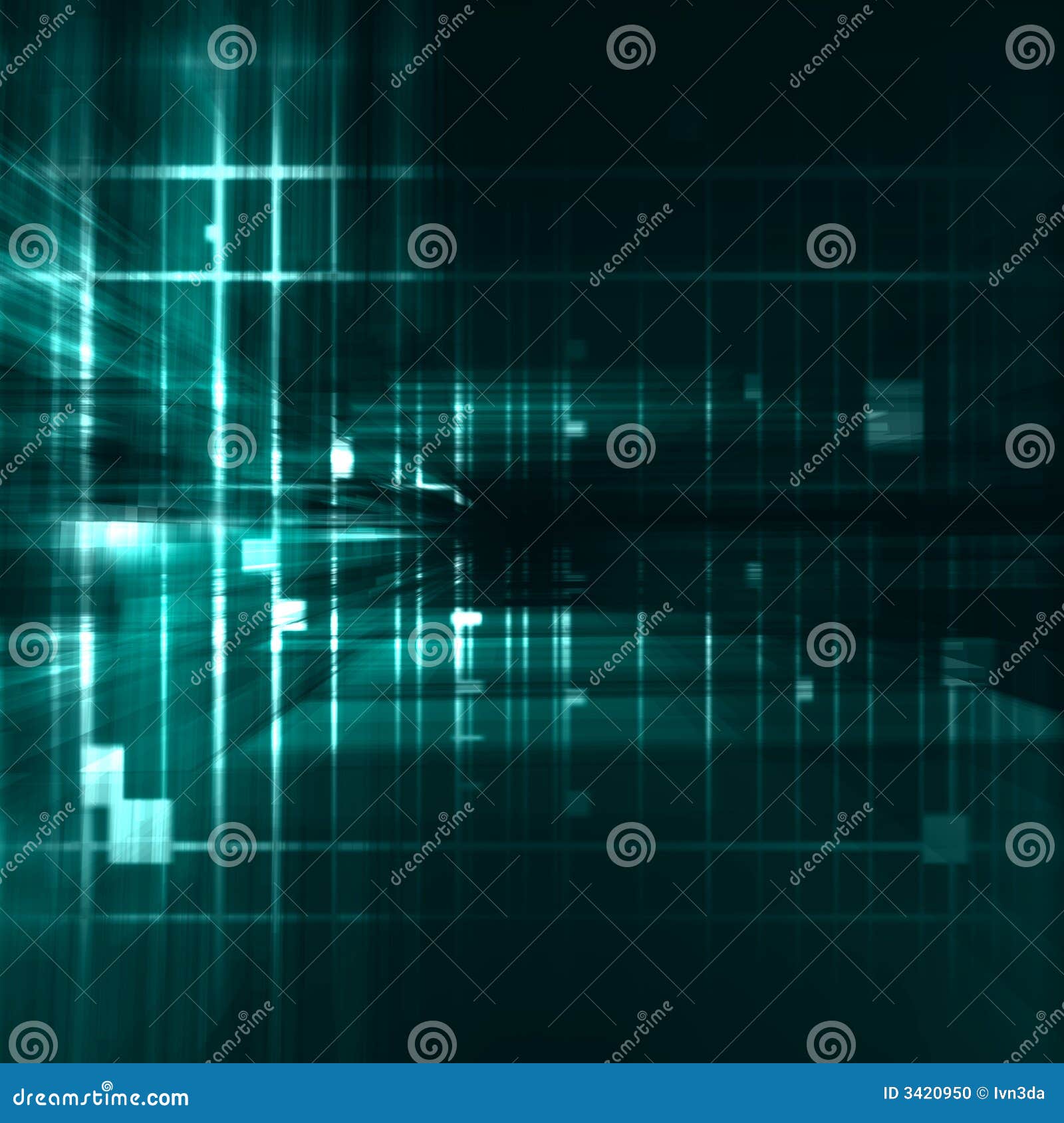 Abstract Turquoise Background Stock Illustration - Illustration of ...