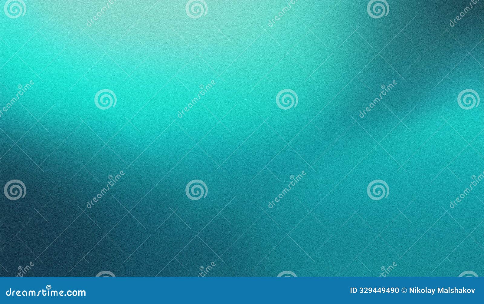 Abstract Turquoise Blue Gradient Background with Light Leak and Grainy ...