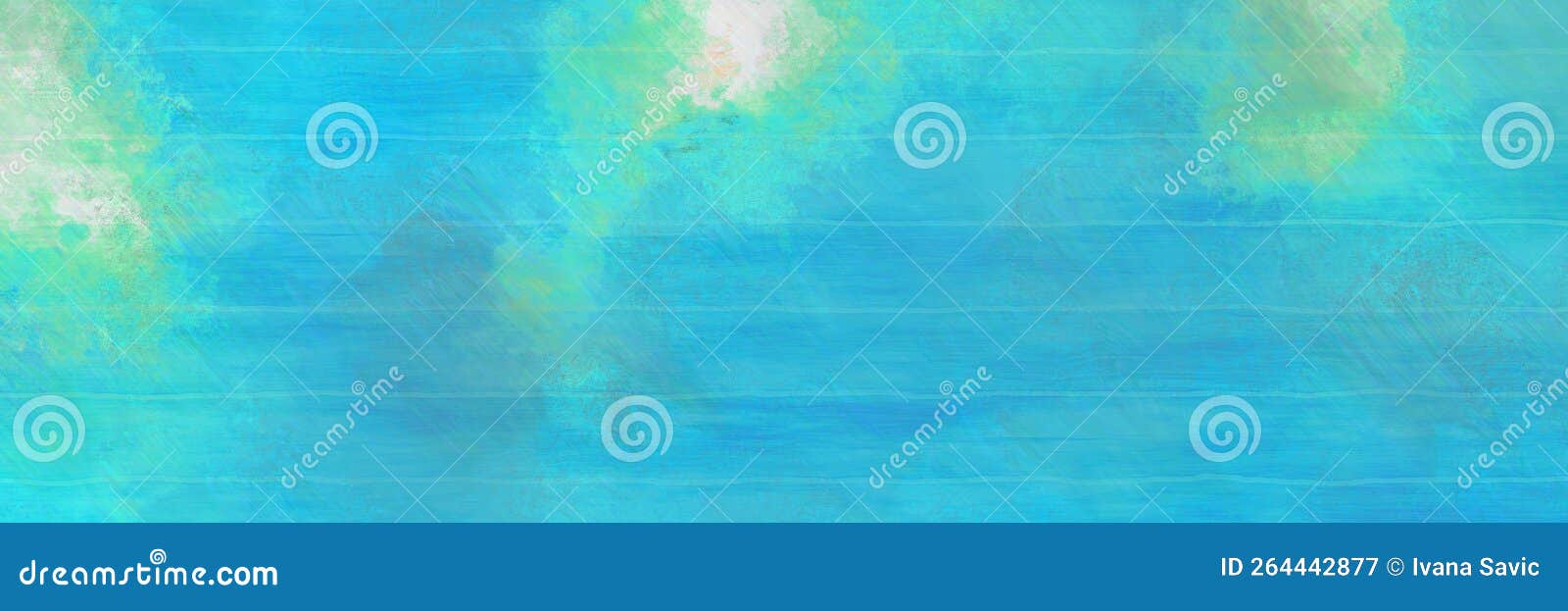 Abstract Turquoise Cyan Blue Distortion Pattern Mosaic with Horizontal ...