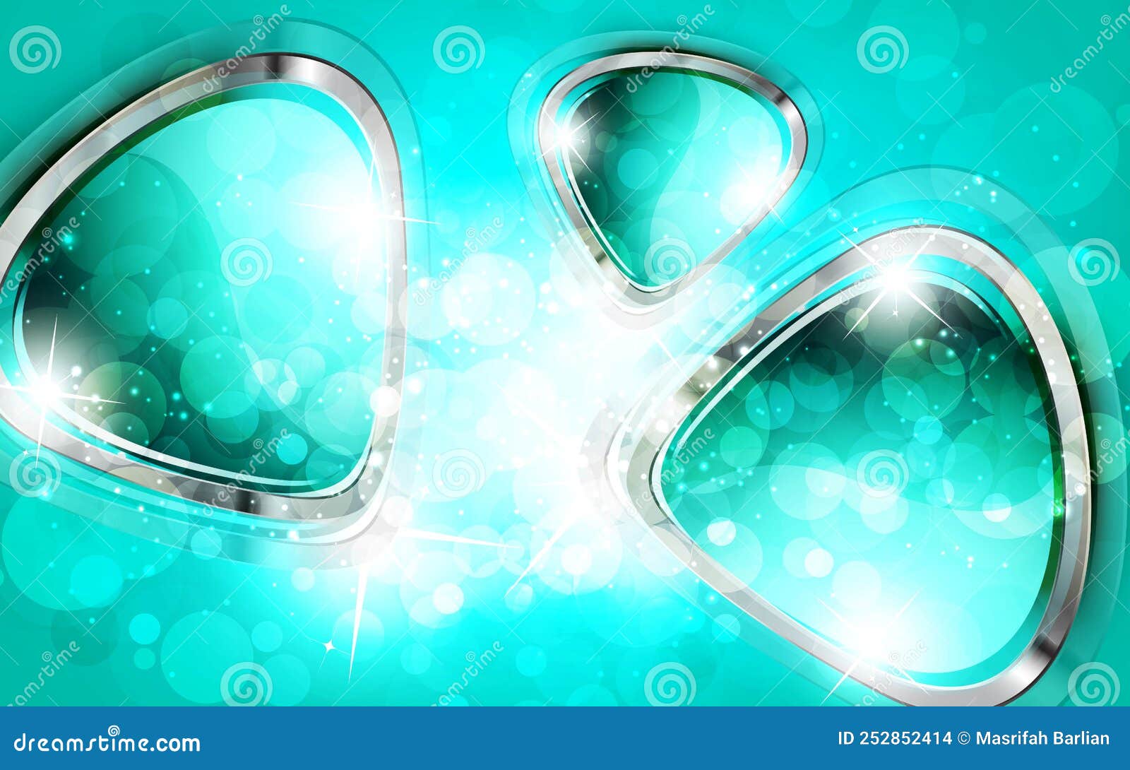Abstract Turquoise Light Leak Background. Stock Vector - Illustration ...