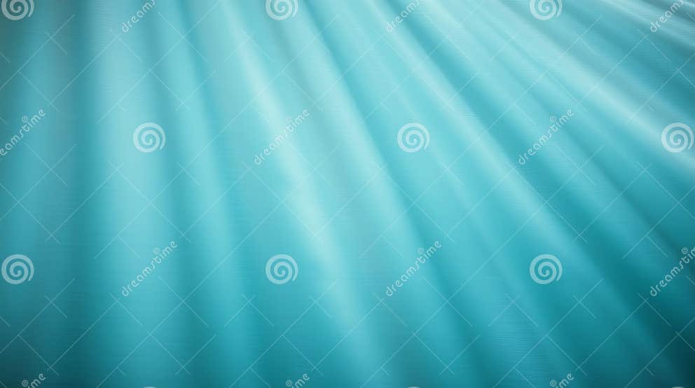 Abstract Turquoise Light Rays Glowing with Soft Focus Effect Stock ...