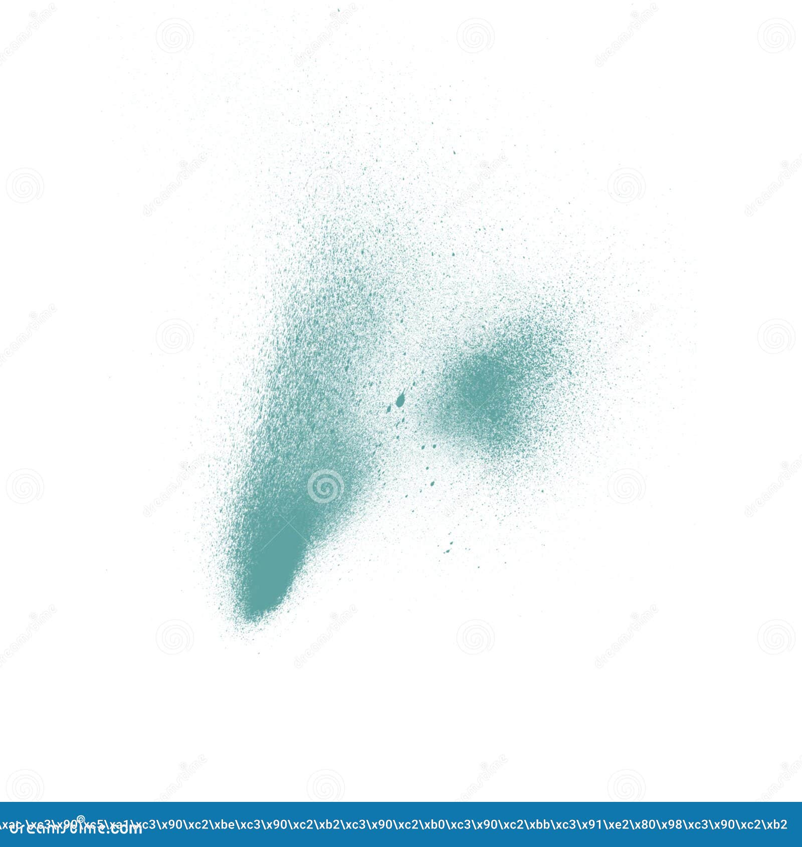 Abstract Turquoise Splatter Brush Backdrop Stock Photo - Image of ...
