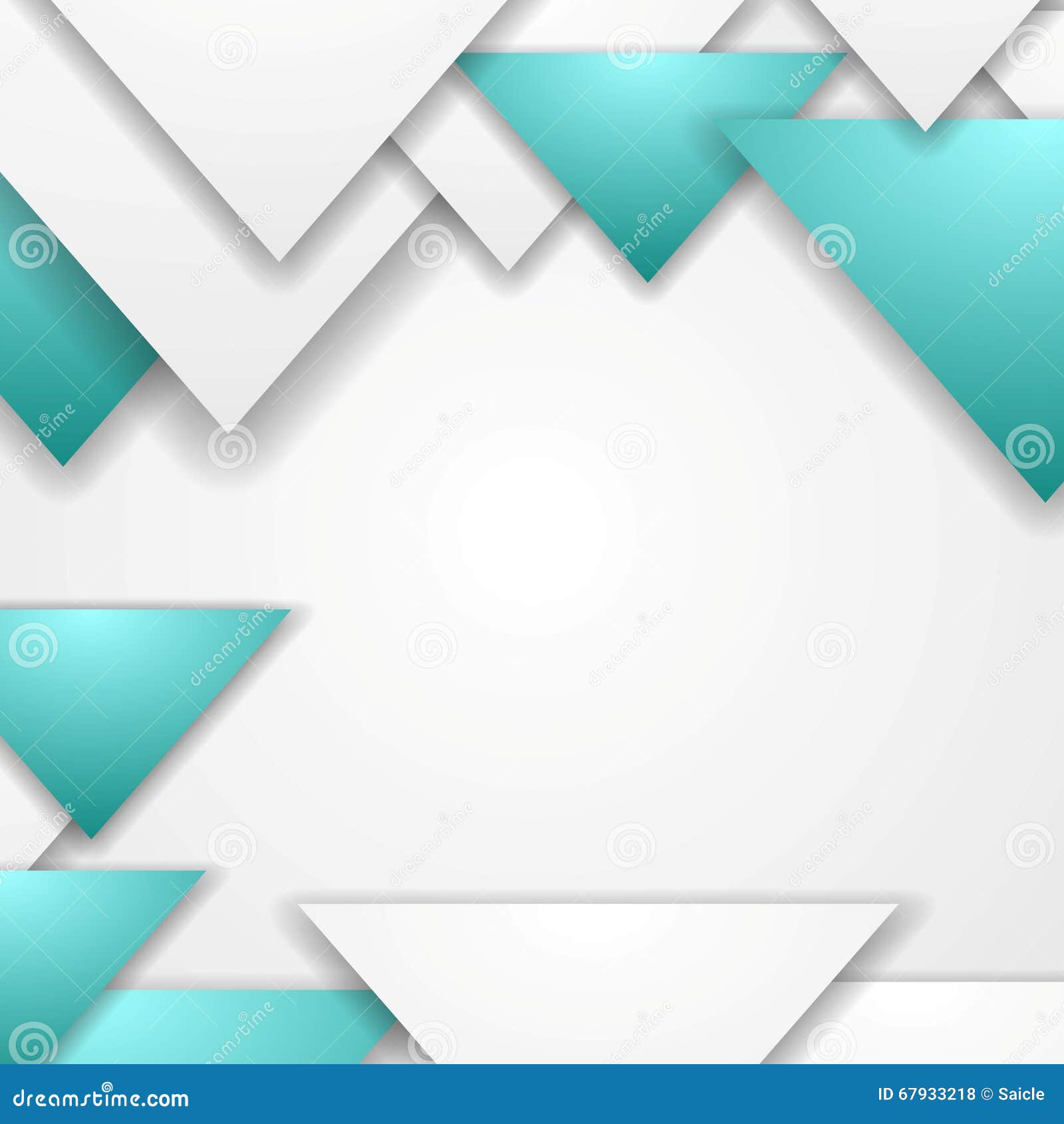 Abstract Turquoise Triangles Vector Corporate Background Stock Vector ...