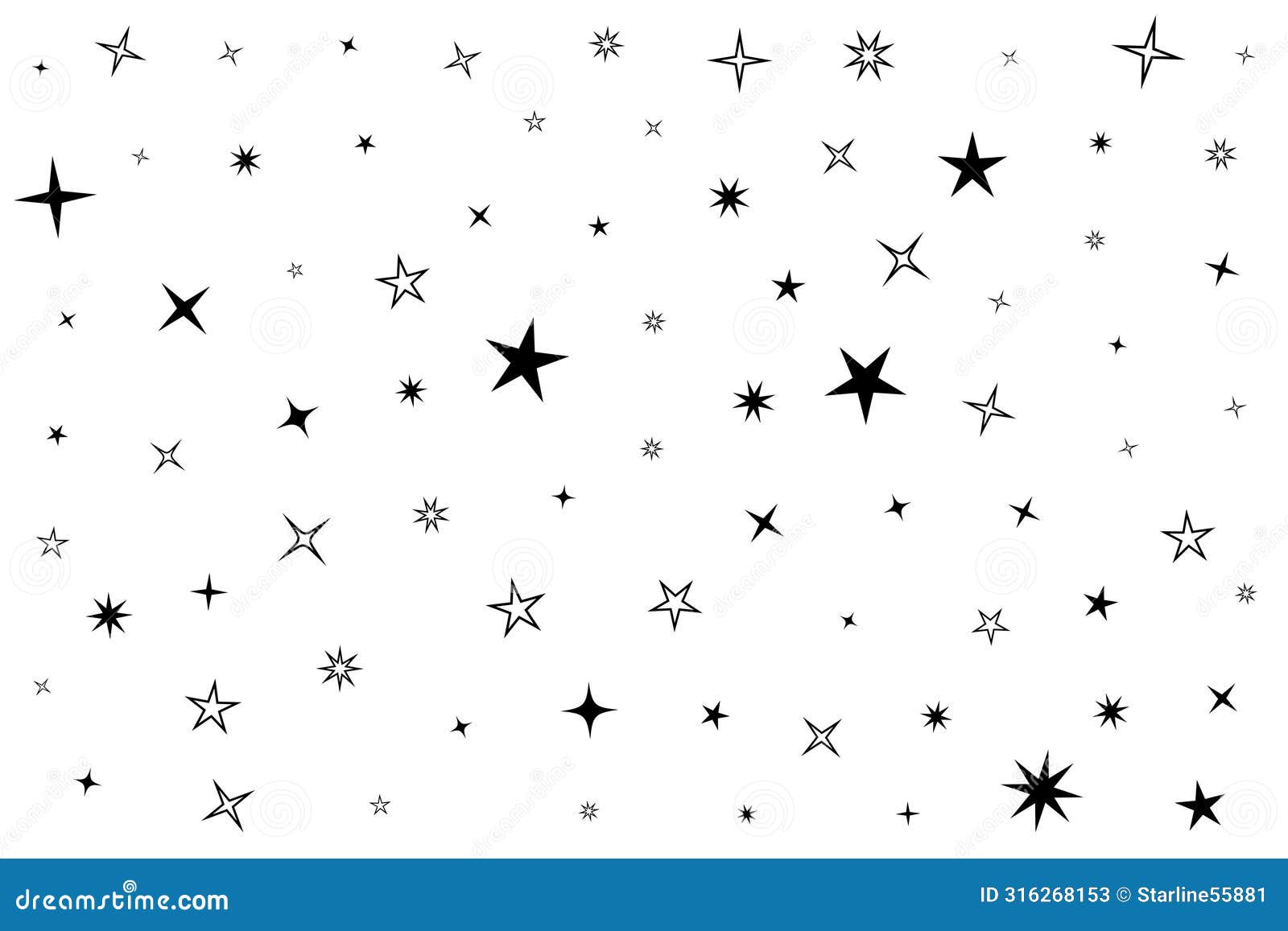 Abstract Twinkle Star Pattern Background for Fabric Print Stock Vector ...