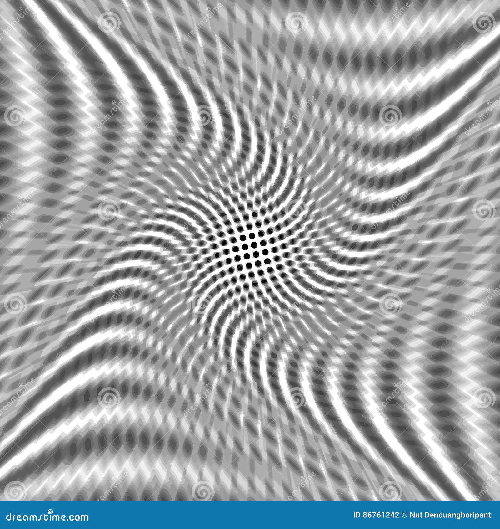 Abstract Twist Black Dot stock vector. Illustration of motion - 86761242