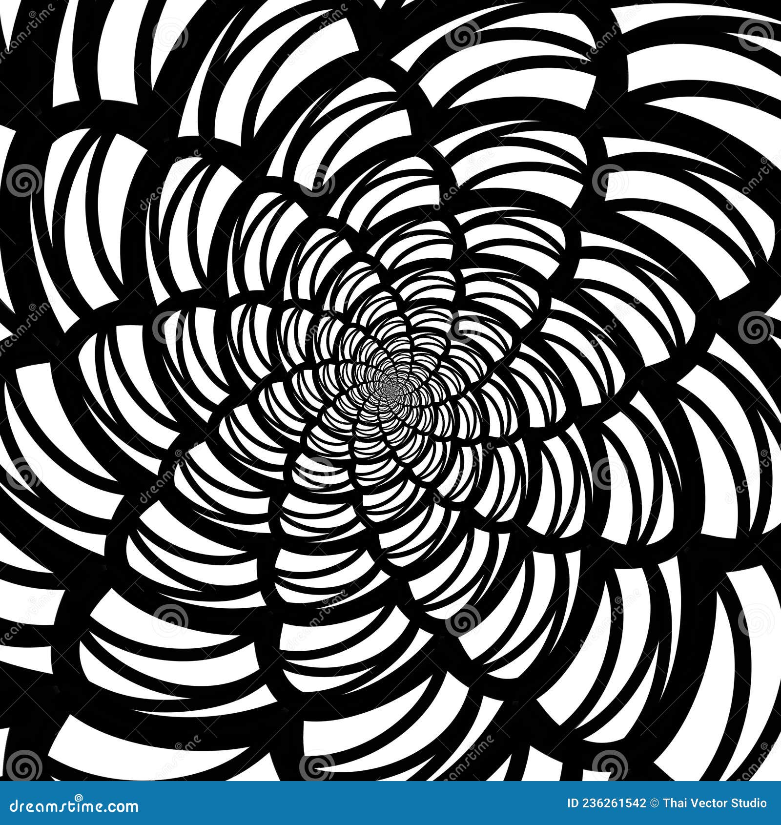 Abstract Twist Shape Pattern Background. Stock Illustration ...