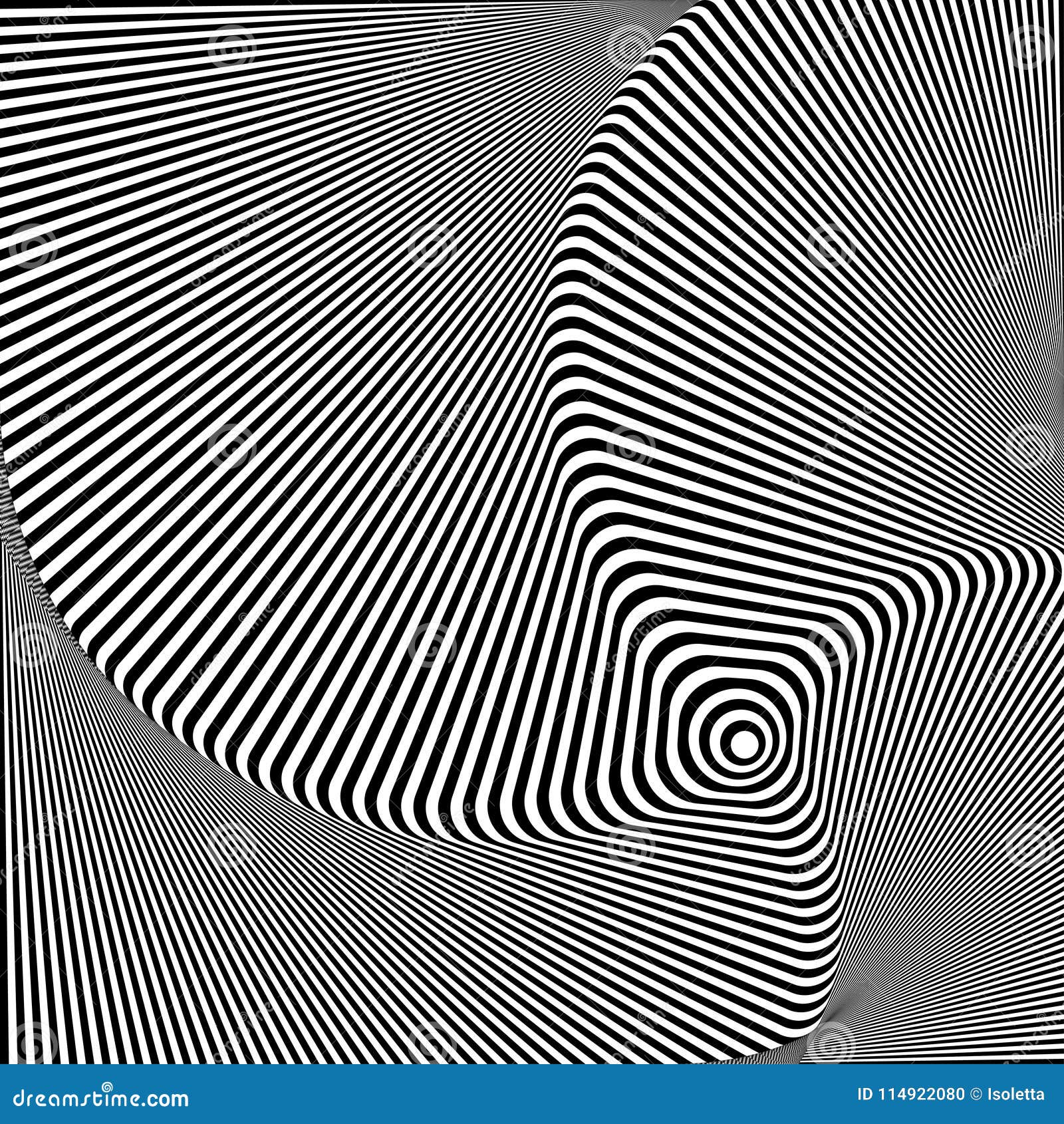 Abstract Twisted Background. Optical Illusion Of Distorted Surface ...