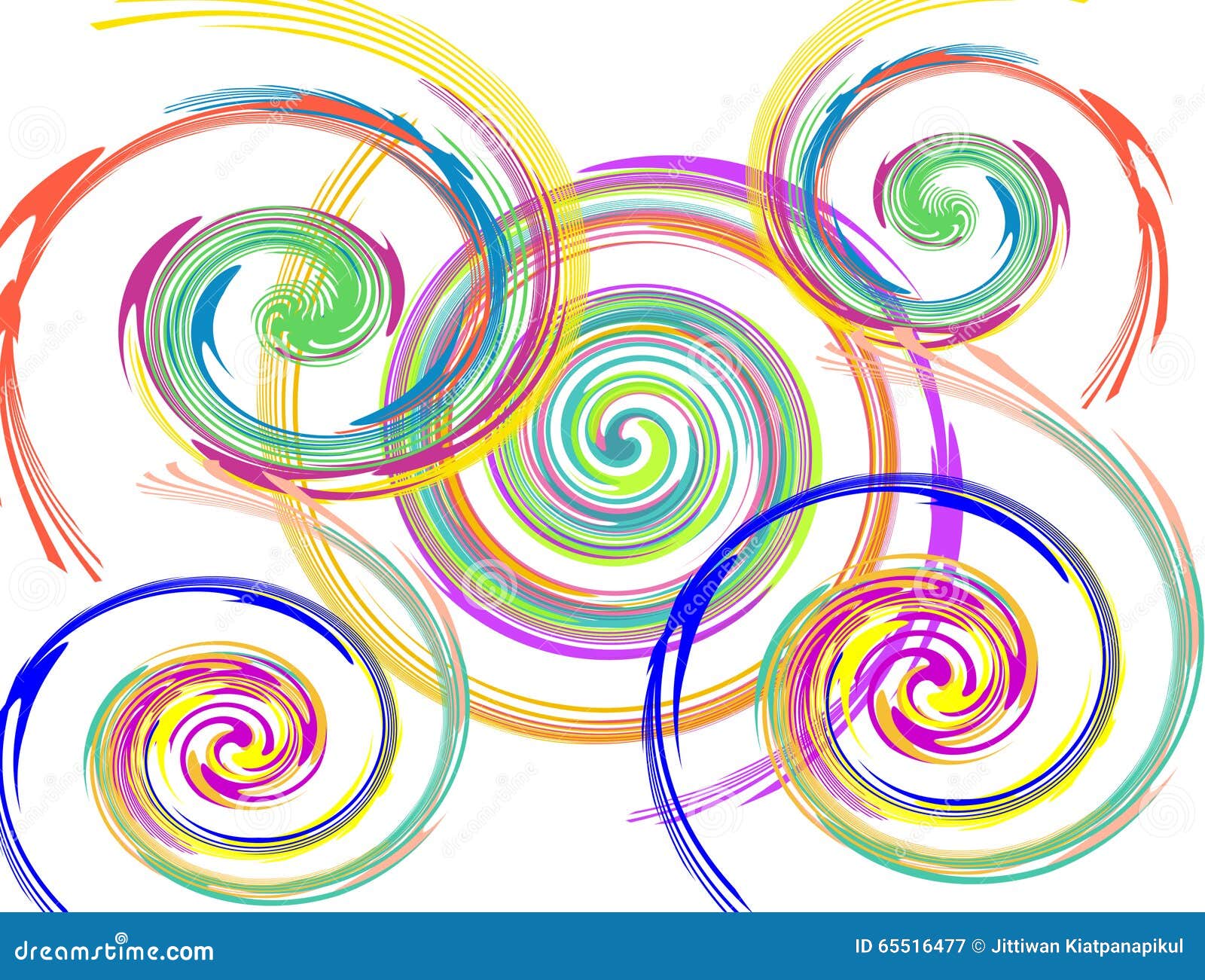 Abstract Twisted Circle Background Stock Illustration - Illustration of ...