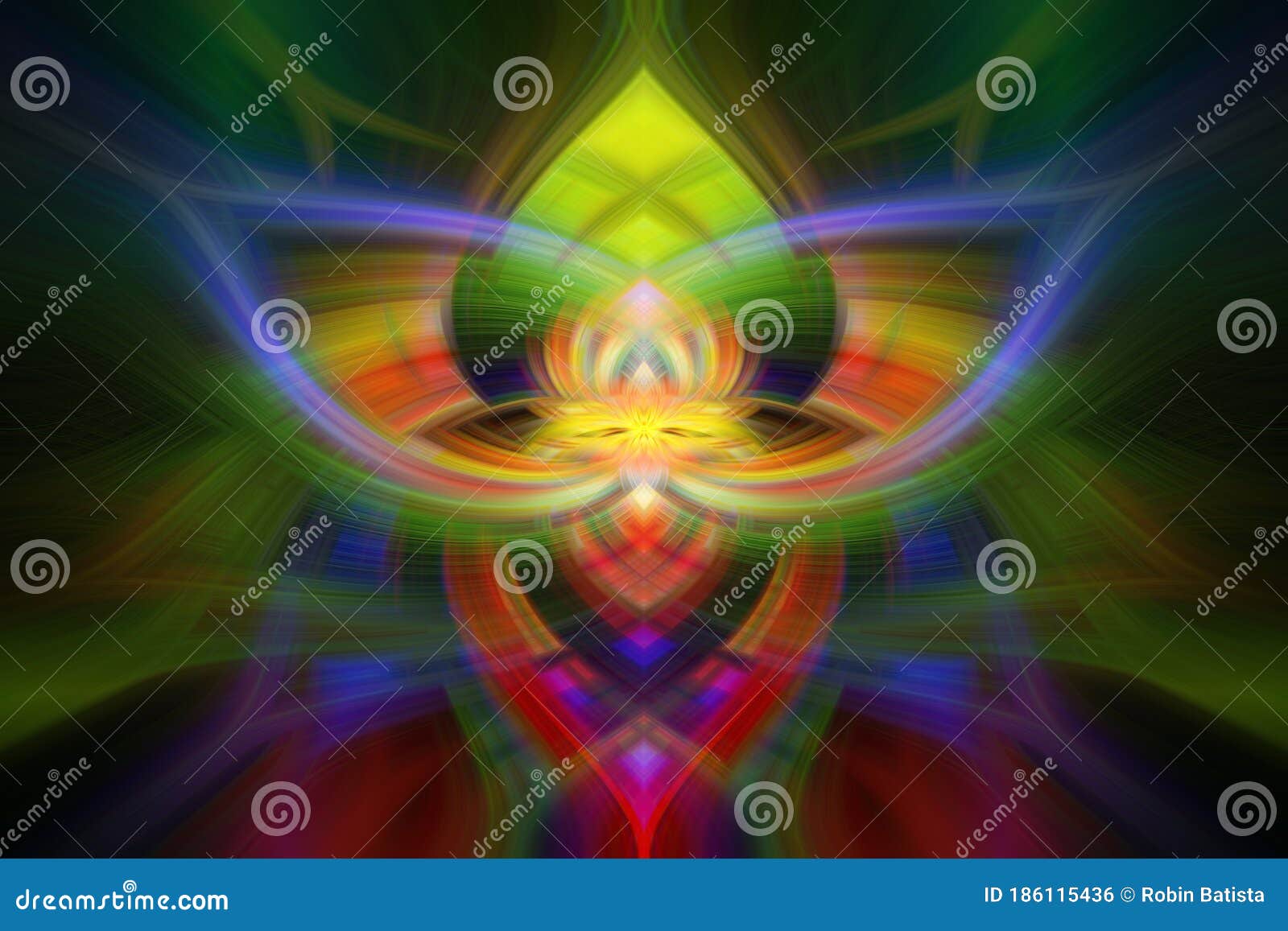 Abstract Twisted Light Fibers Effect Stock Illustration - Illustration ...