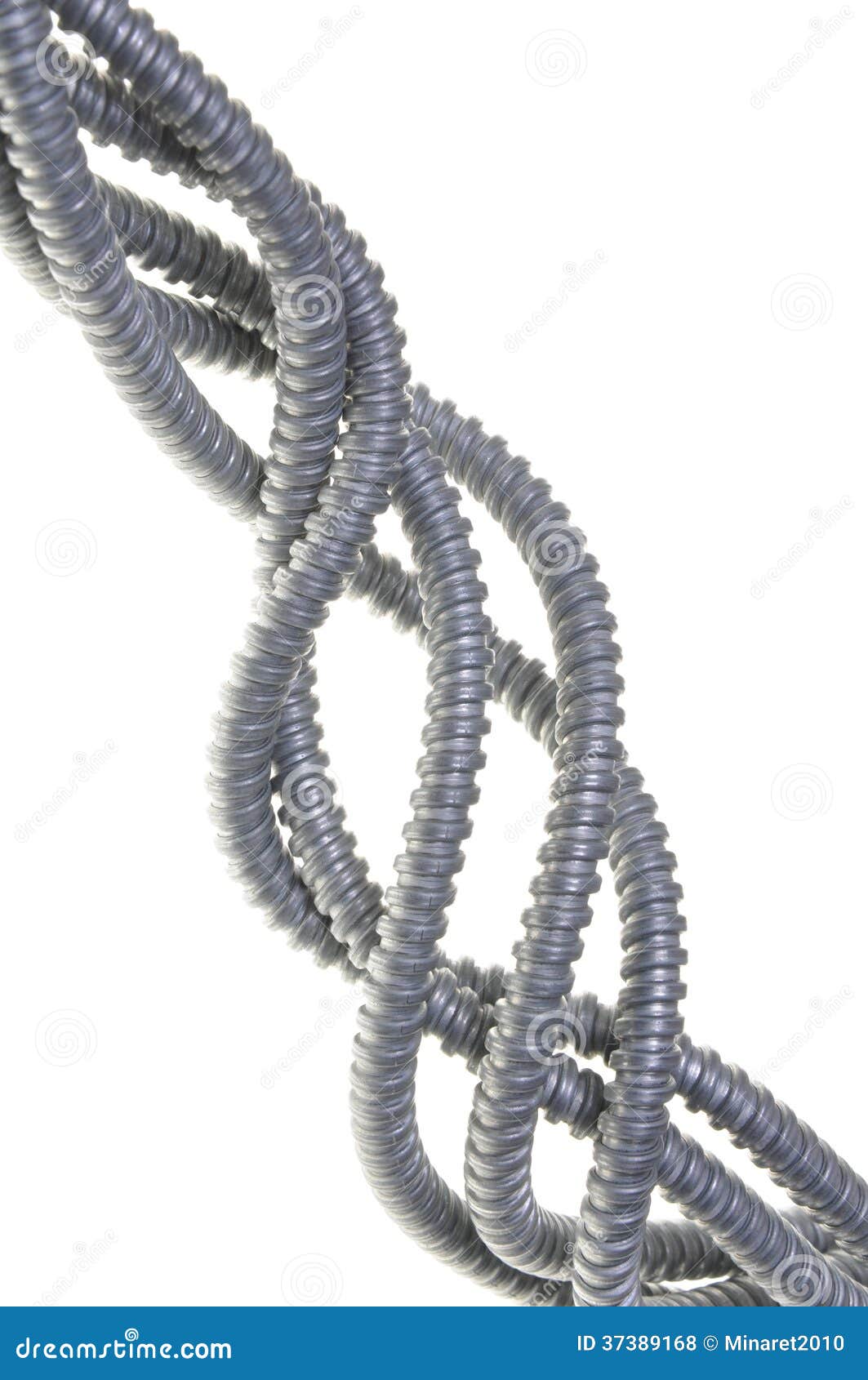 Abstract Twisted Steel Pipes Stock Photo - Image of bundle, shiny: 37389168