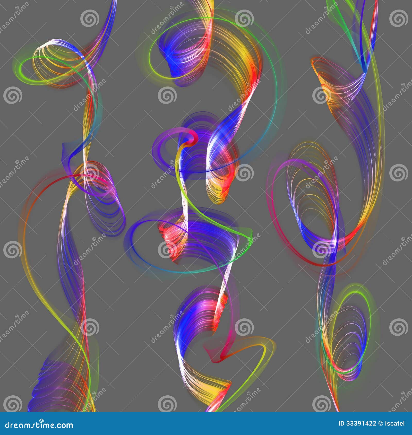 Abstract twisted waves stock illustration. Illustration of creativity ...