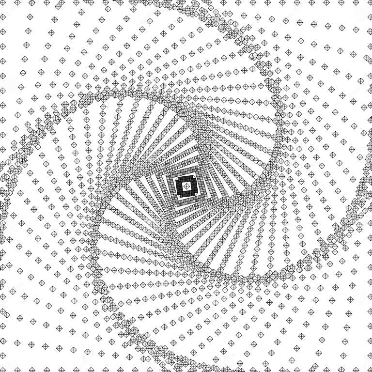 Abstract Twister Construction Structure Isolated on White Background ...