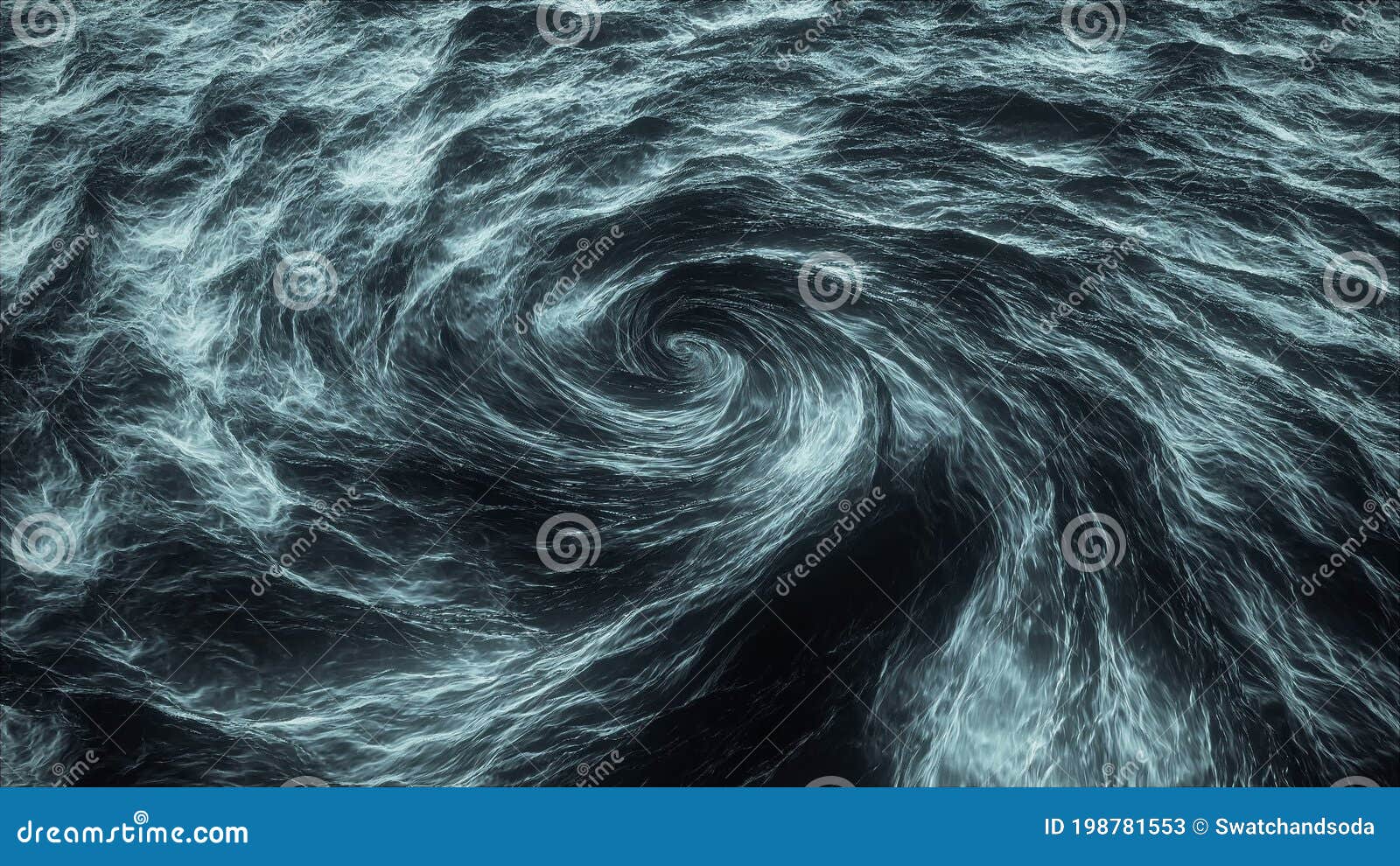 Abstract Twisting Rip Tide Ocean Loop Background Stock Video - Video of ...