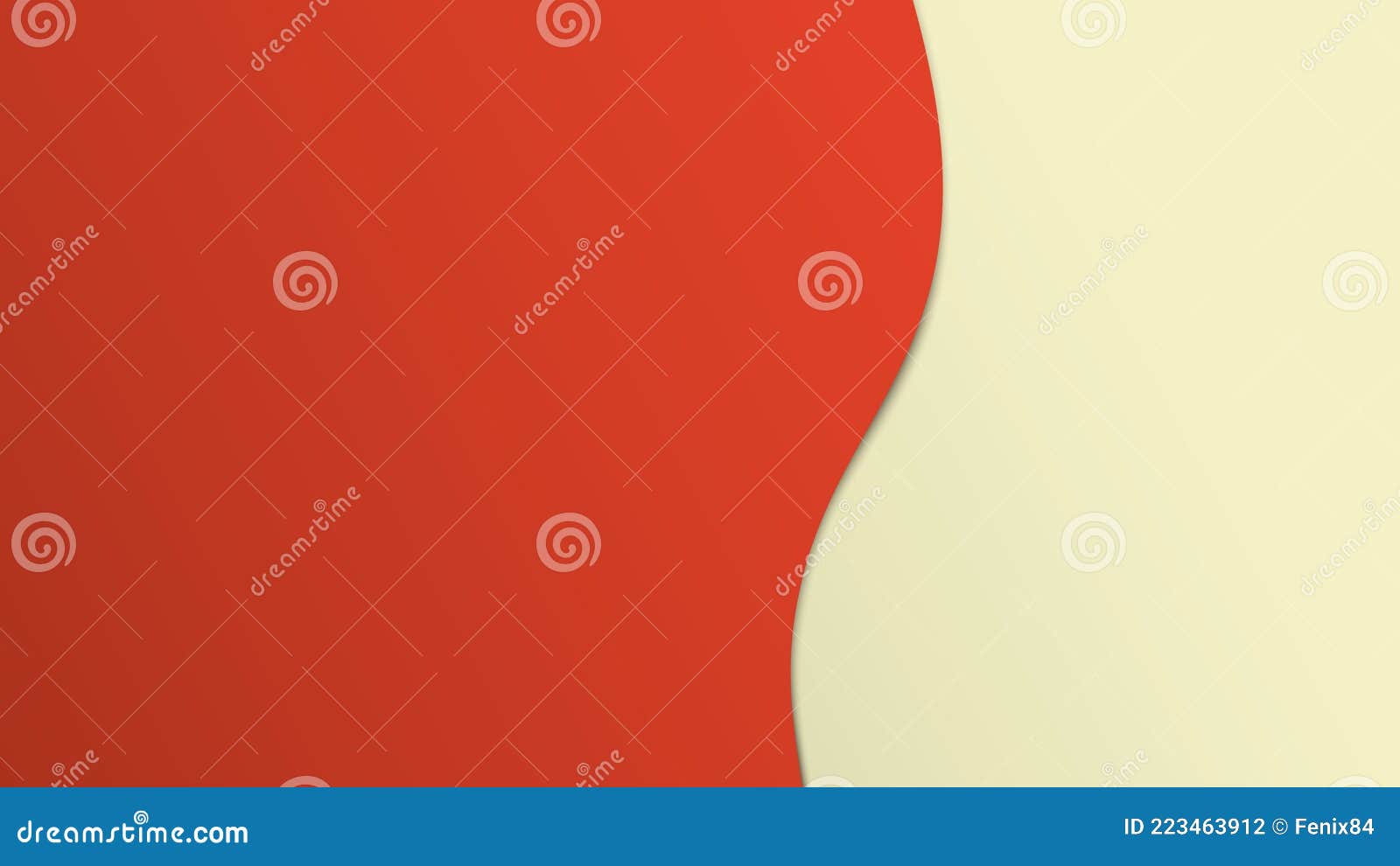 Abstract Two-color Background with a Wavy Transition between Colors ...