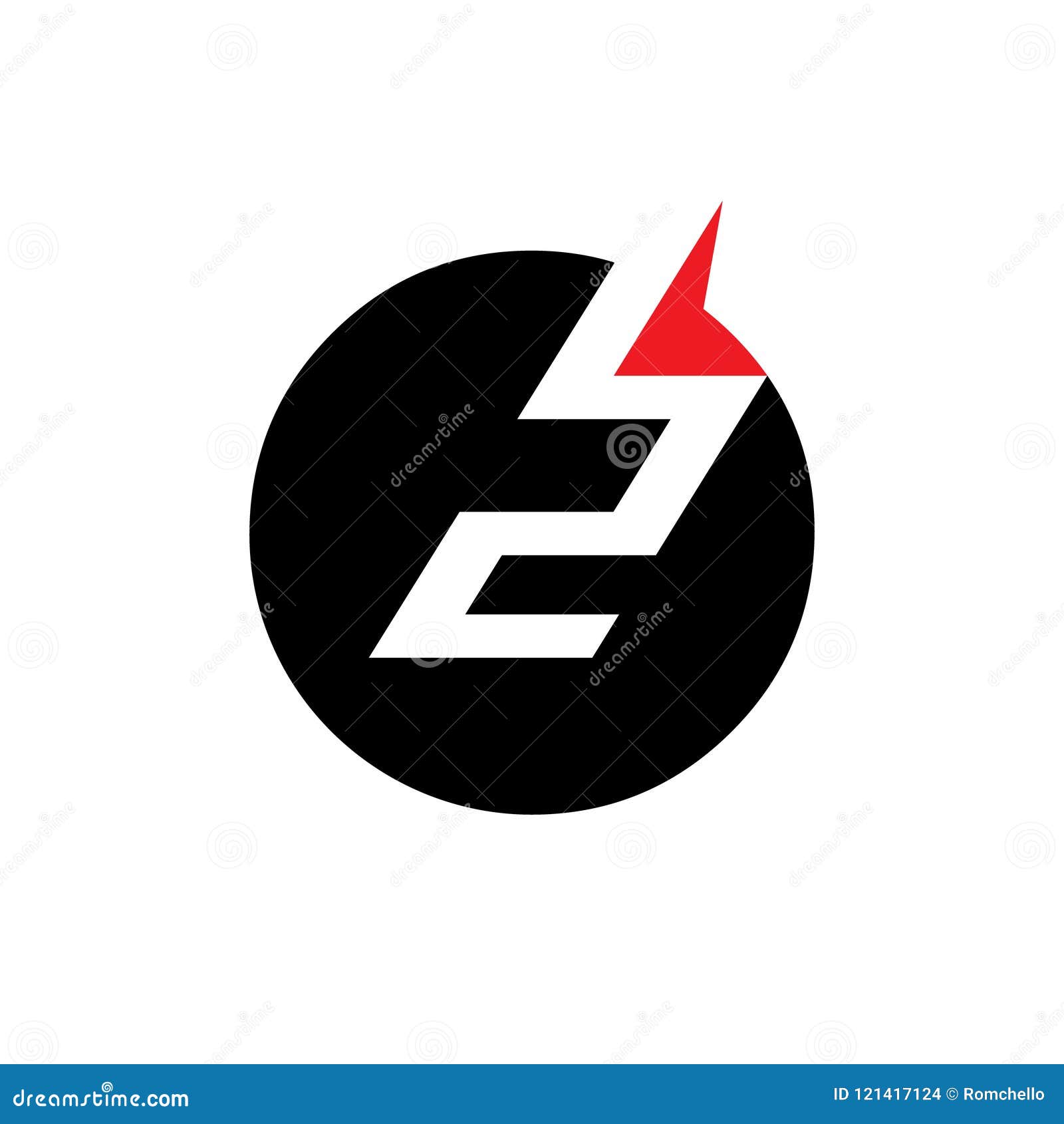 Number 2 vector sign stock vector. Illustration of emblem - 121417124