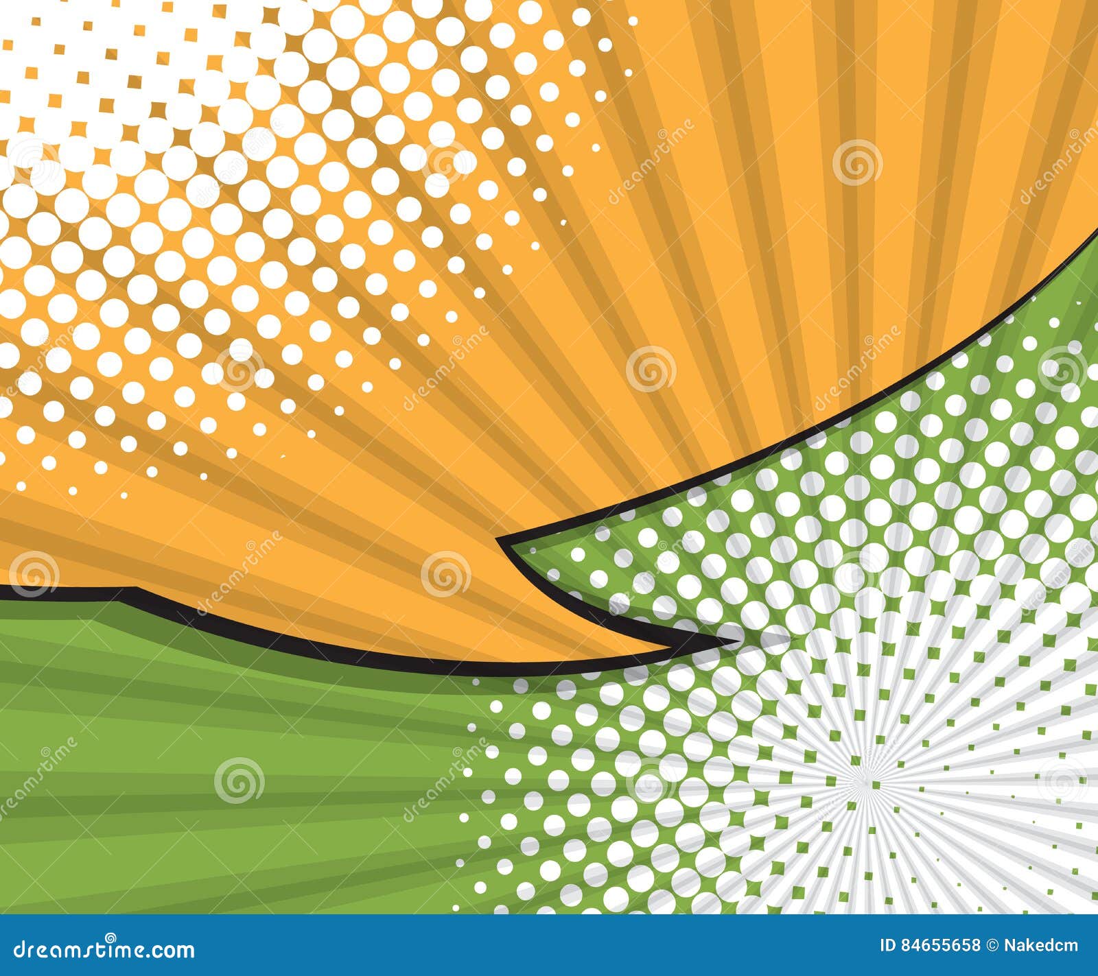 Abstract Two Tone Comic Book, Comic Book Background Vector Illus Stock ...
