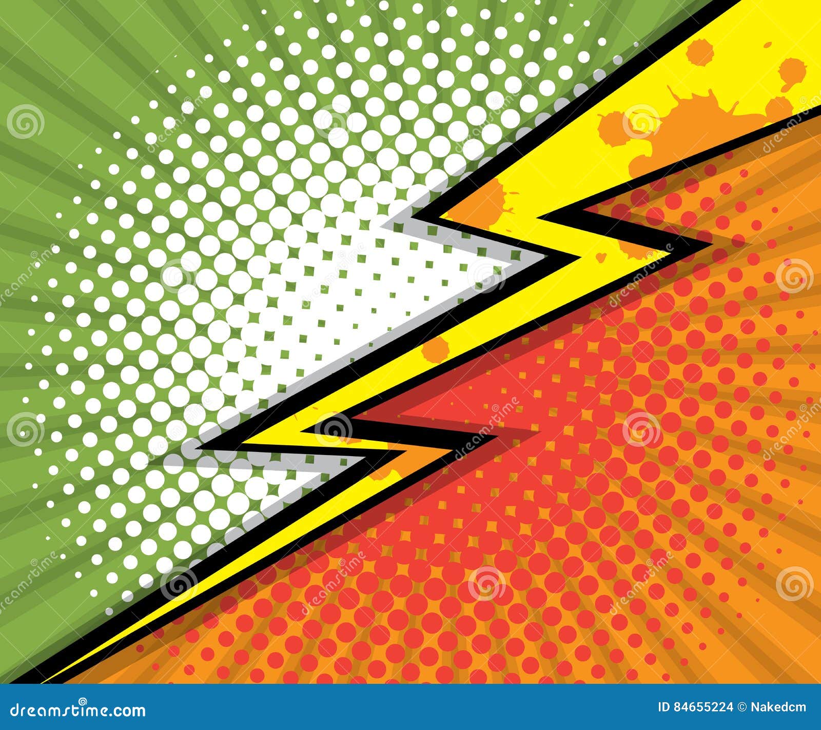 Abstract Two Tone Comic Book, Comic Book Background Stock Vector ...