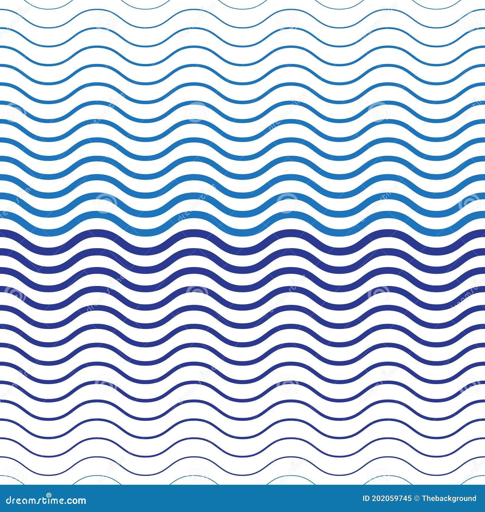Abstract Two-tone Wave, Seamless Pattern. Applicable To the Design of ...