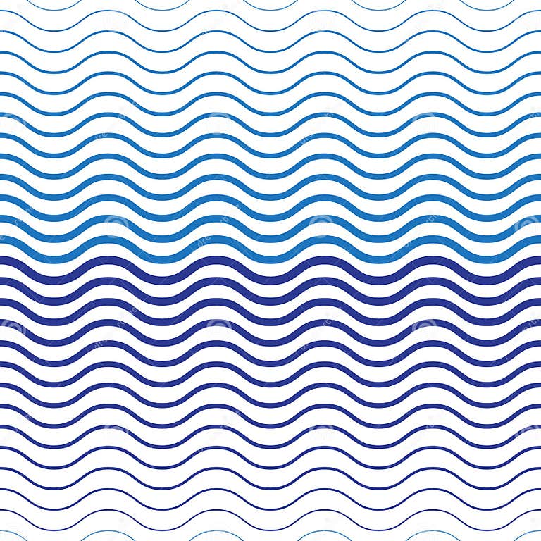 Abstract Two-tone Wave, Seamless Pattern. Applicable To the Design of ...