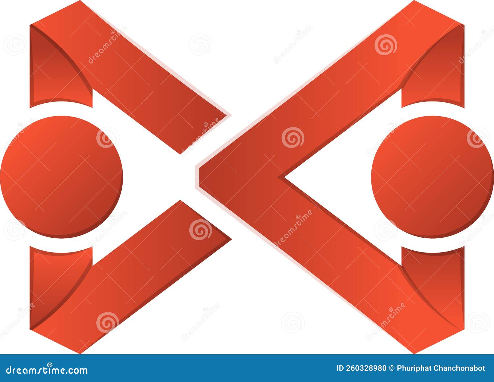 Abstract Two Triangle Logo Illustration in Trendy and Minimal Style ...