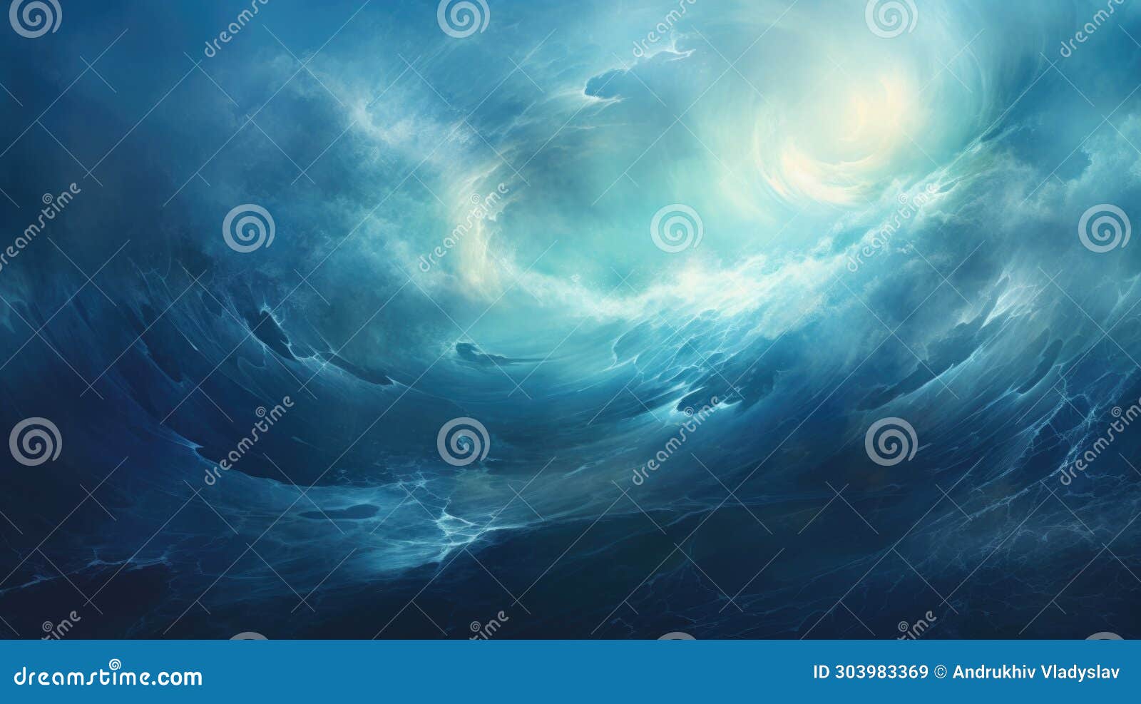 Abstract Typhoon Background, Abstract Illustration. Stock Illustration ...
