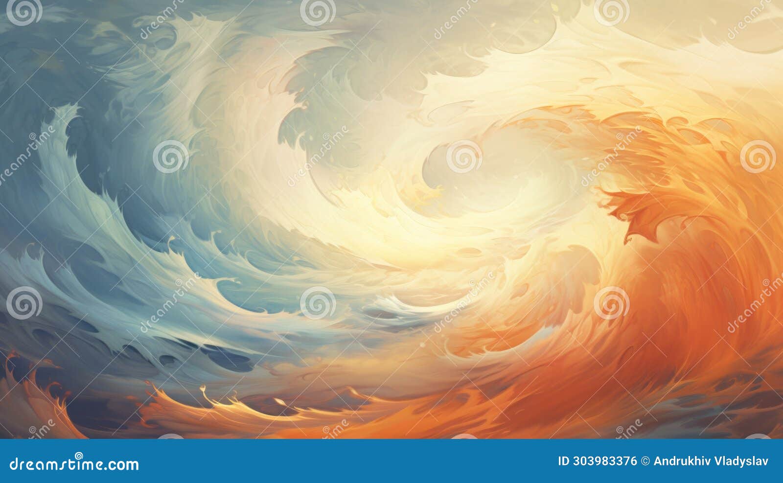 Abstract Typhoon Background, Abstract Illustration. Stock Illustration ...