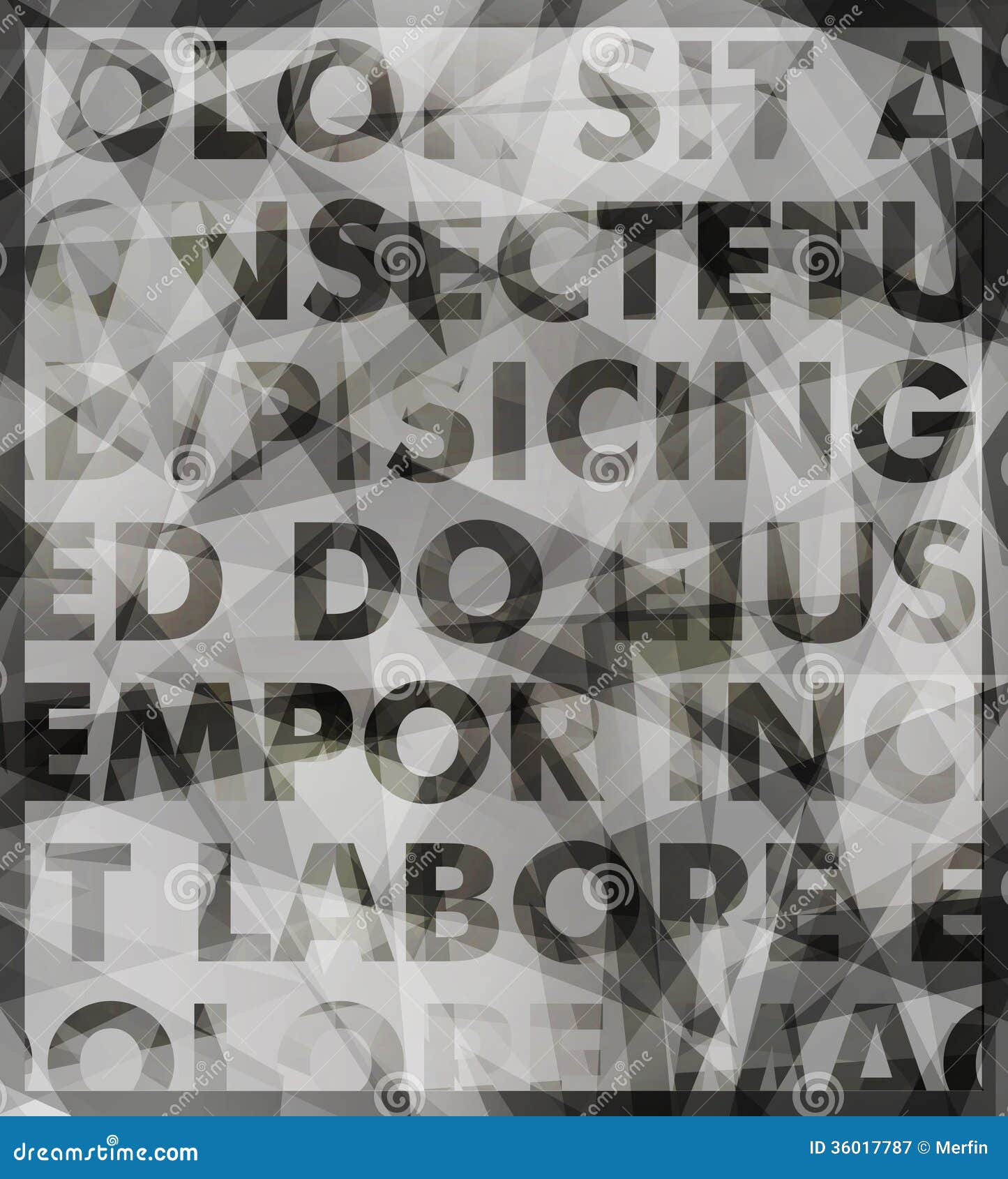 Abstract typography stock illustration. Illustration of element - 36017787