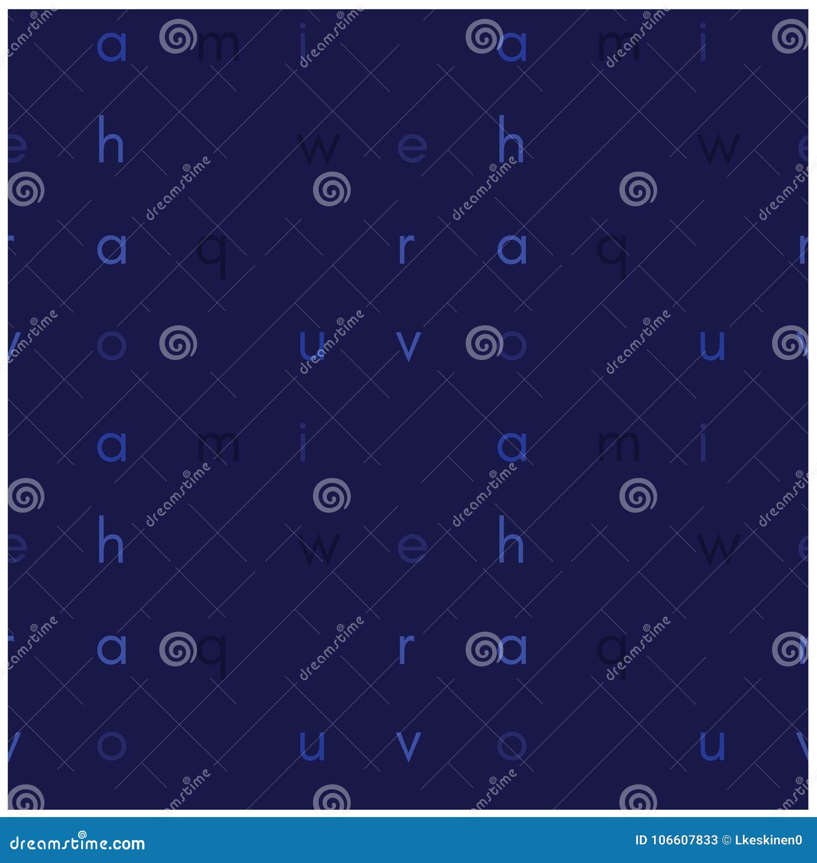 Abstract Typography Seamless Pattern Stock Vector - Illustration of ...