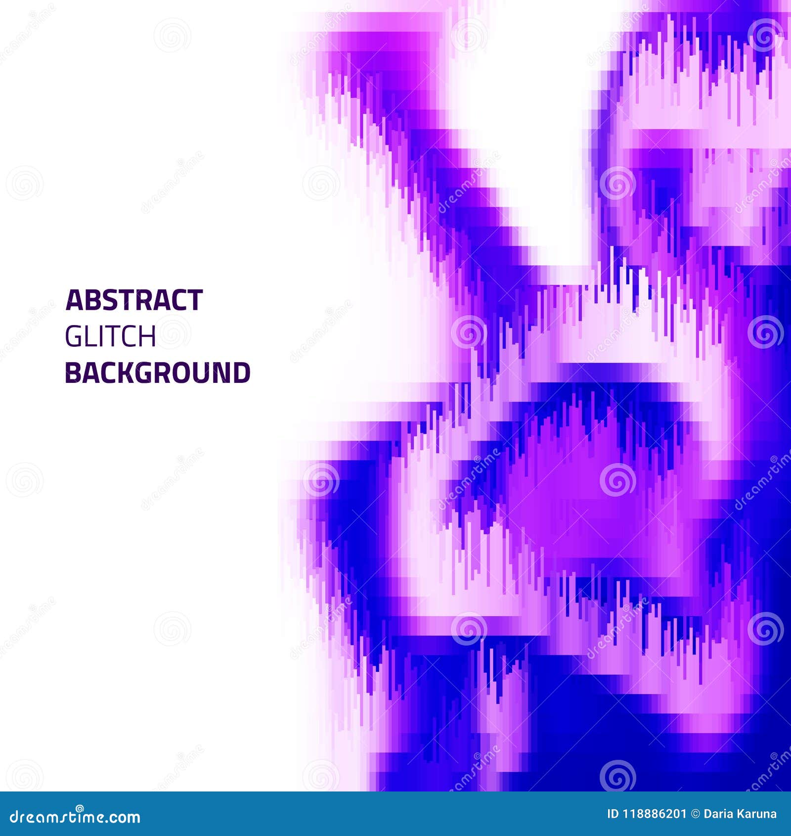 Abstract Ultraviolet Background Of Many Shapes. Bright Colors. Stock ...