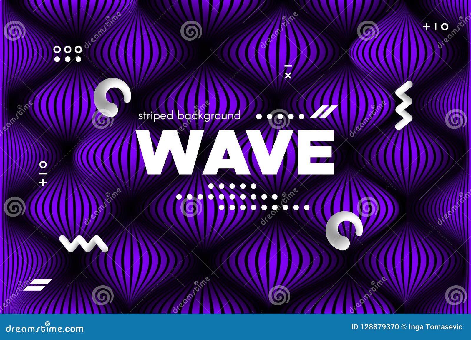 Abstract Ultraviolet Linear Background. Stock Vector - Illustration of ...