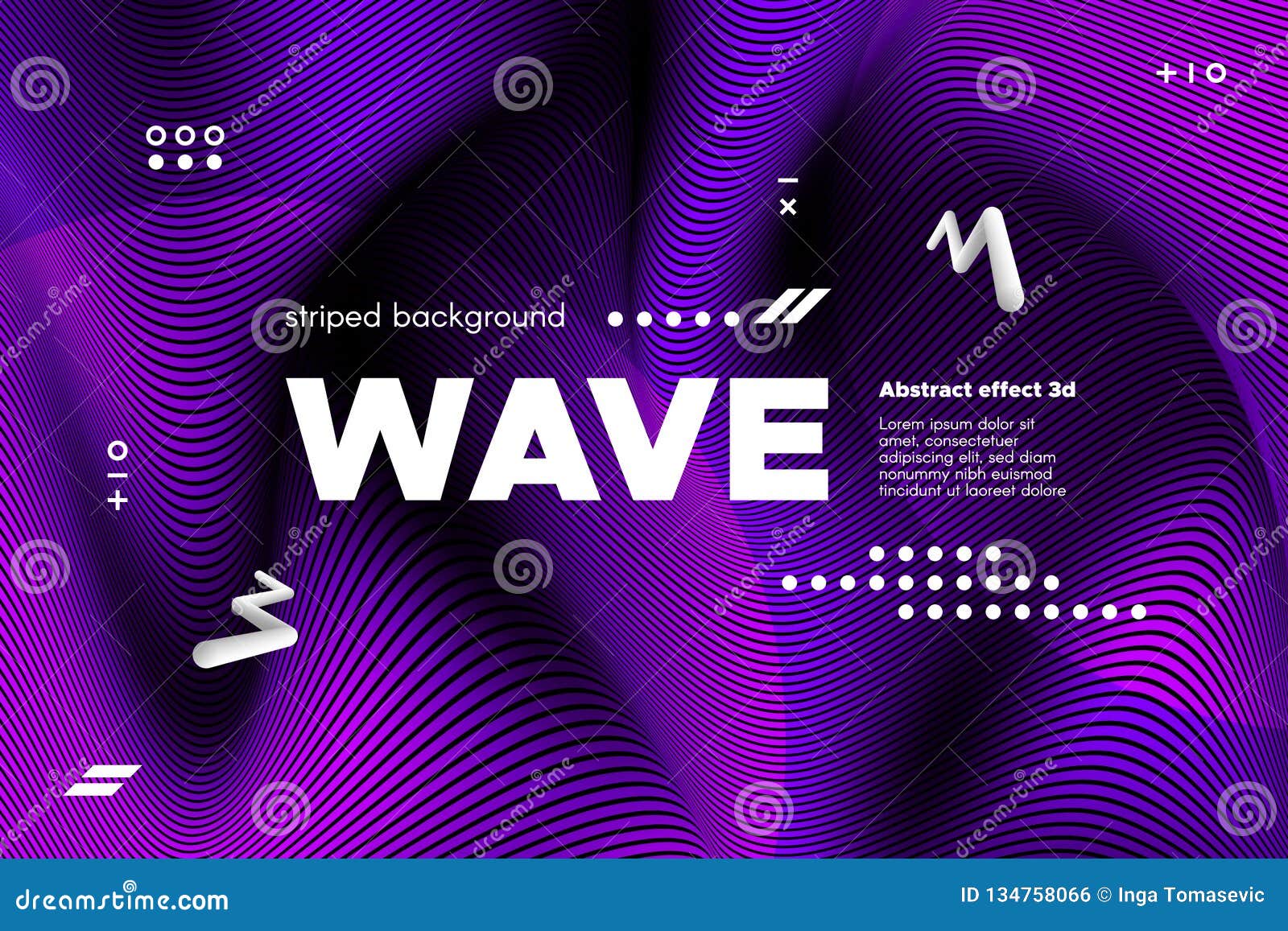 Abstract Ultraviolet Linear Background. Stock Vector - Illustration of ...