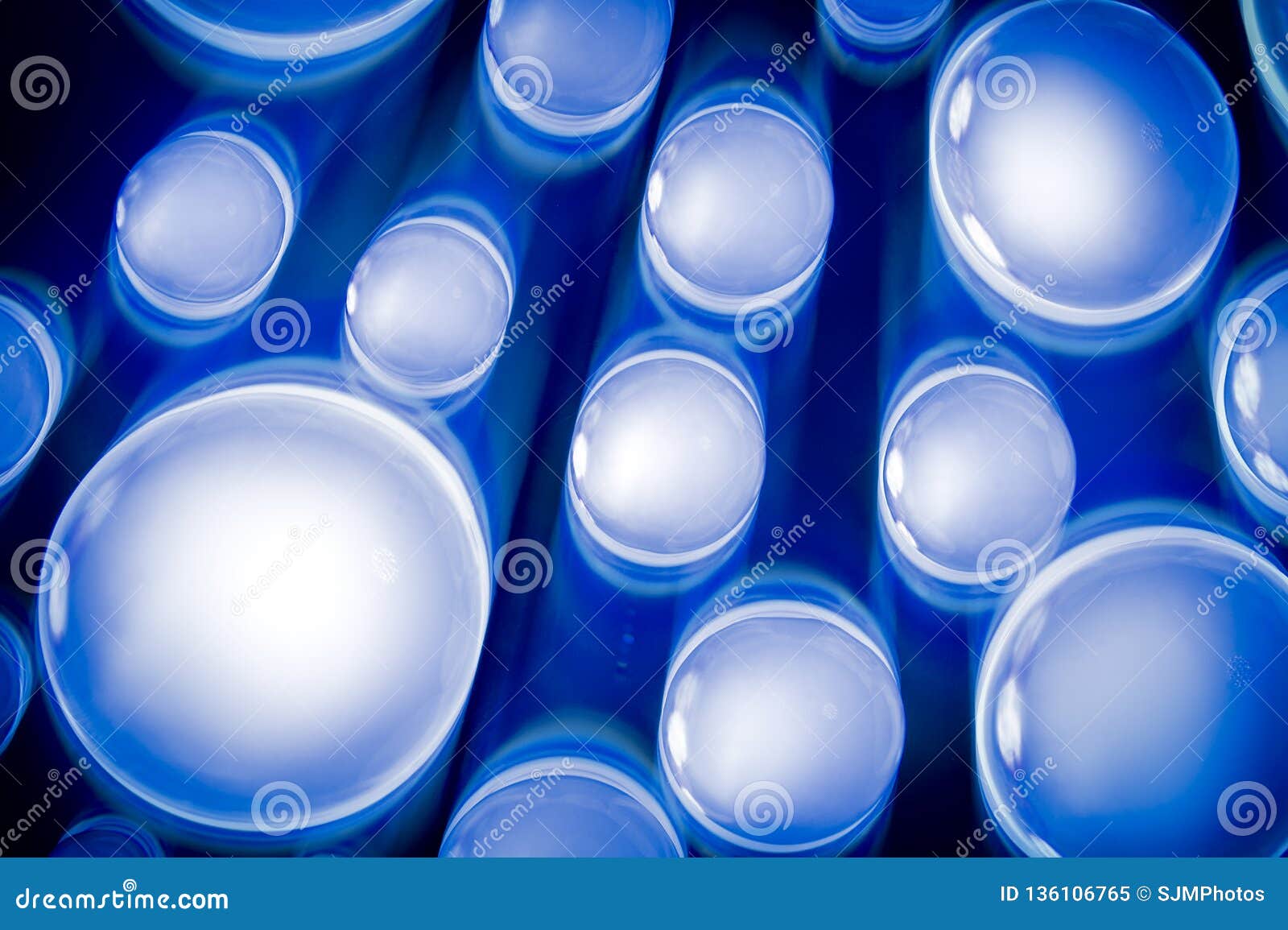 Ultraviolet Water Drops Formed Over Plants Royalty-Free Stock Image ...