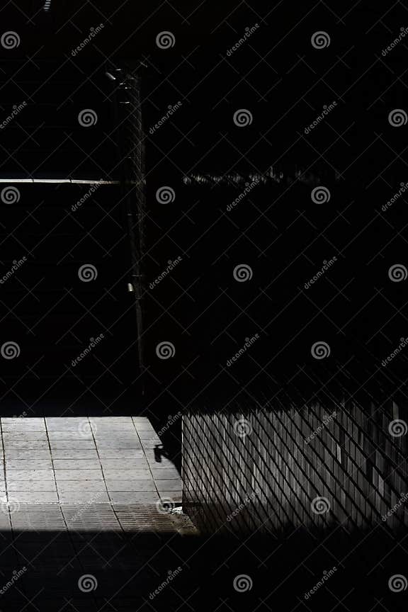 Abstract / Underpass Light and Shadow Stock Image - Image of scene ...
