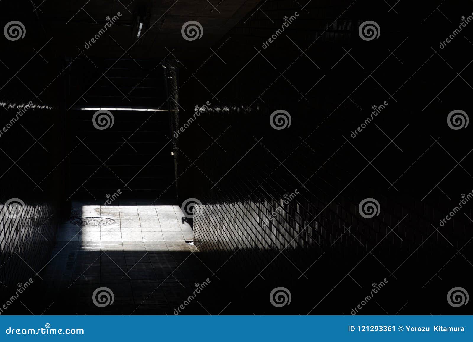Abstract / Underpass Light and Shadow Stock Image - Image of city ...