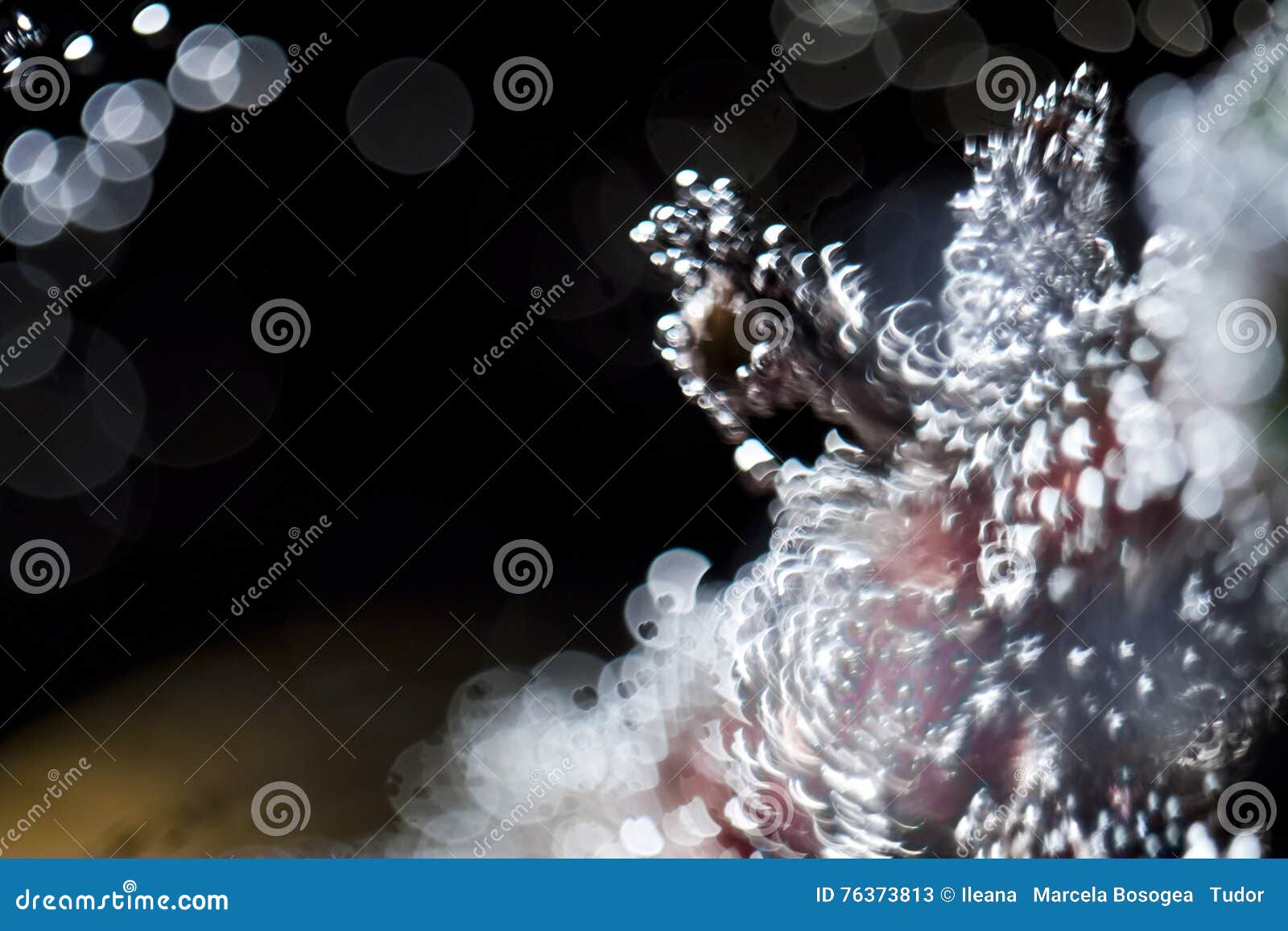 Abstract Underwater Shapes with Bubbles Stock Image - Image of circle ...