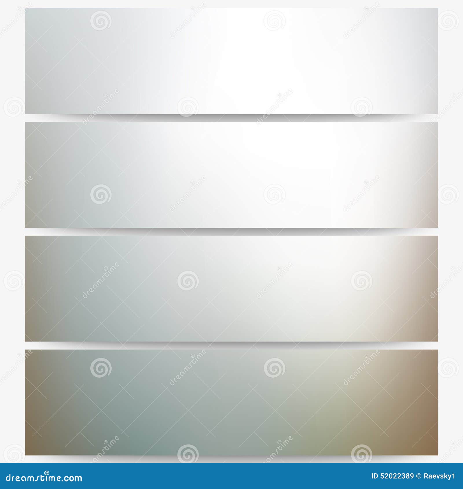 Abstract Unfocused Natural Headers, Blurred Design Stock Vector ...