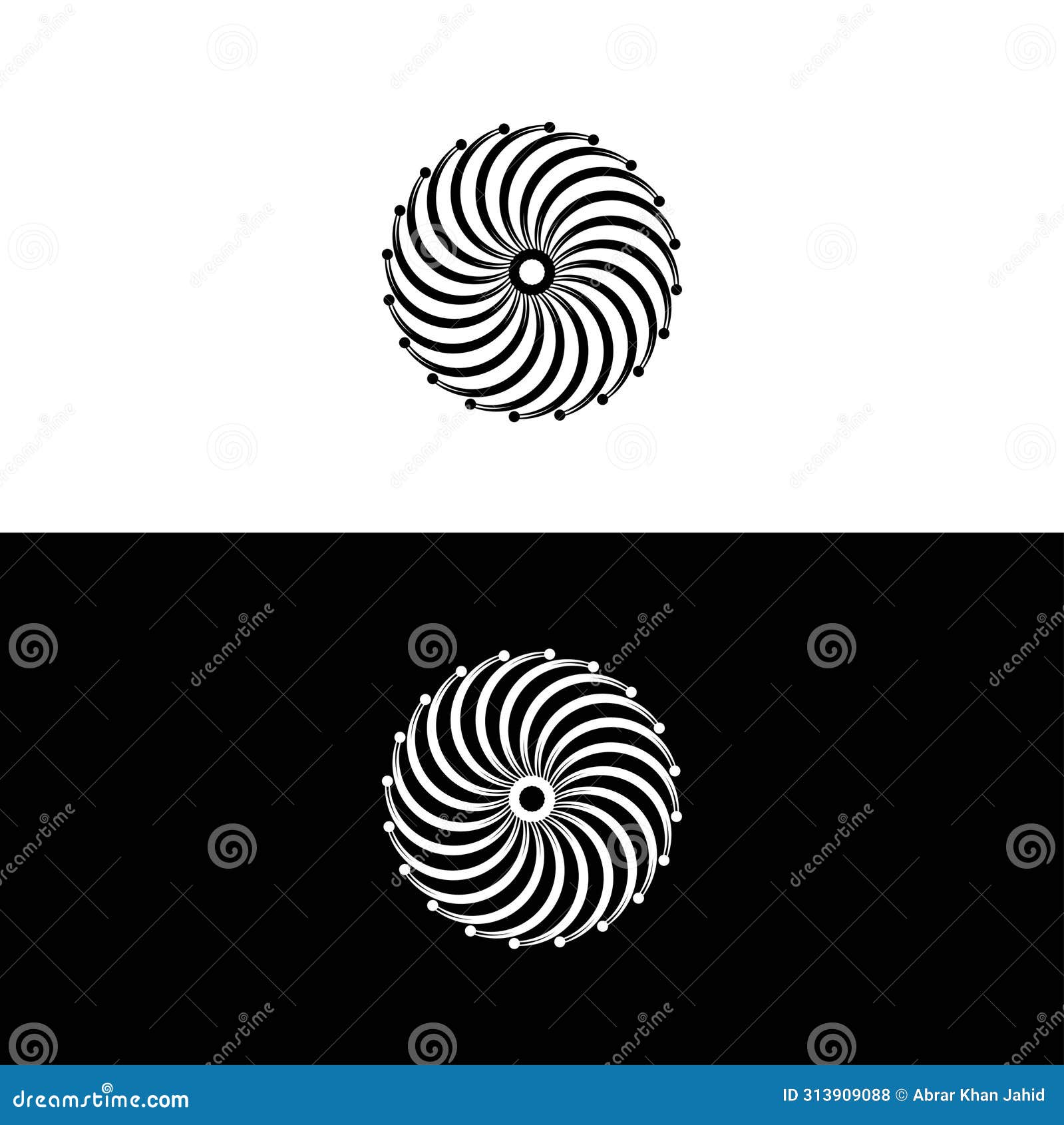 Abstract Union Circle Shape Logo Design Vector Template . Stock Vector ...