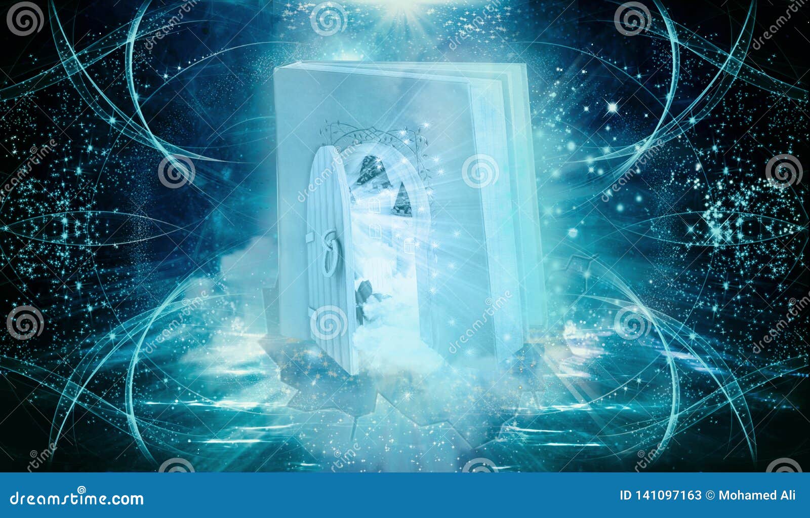 Artistic Colorful 3d Rendering Computer Generated Illustration of a ...