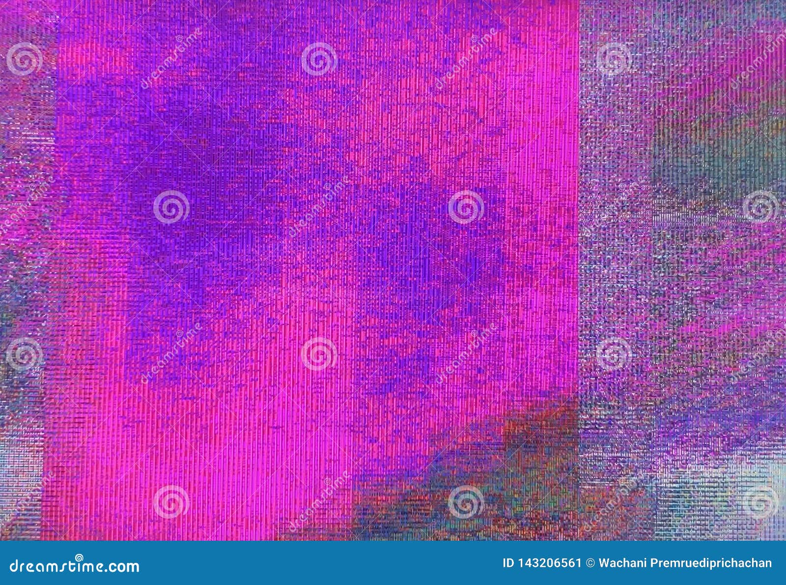 Glitch Digital Color Pixel Noise. VHS Corrupted Signal Stock Photo ...