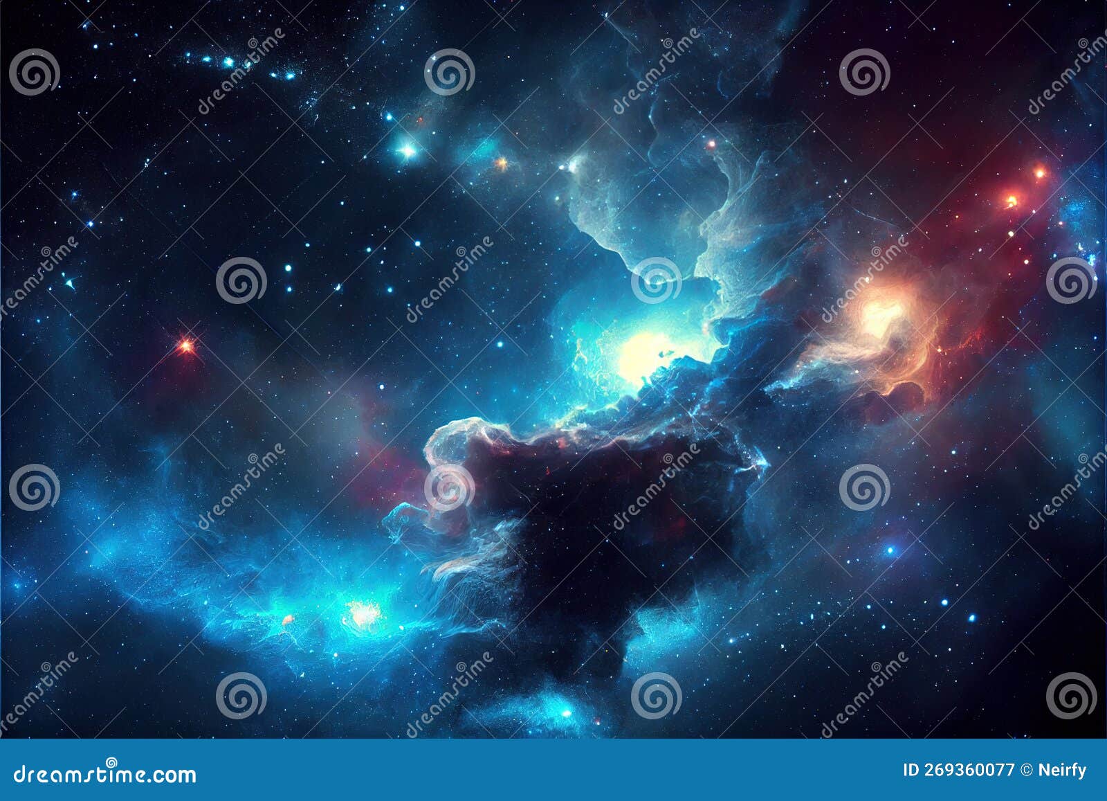 Abstract Universe Background Stock Image - Image of black, starry ...