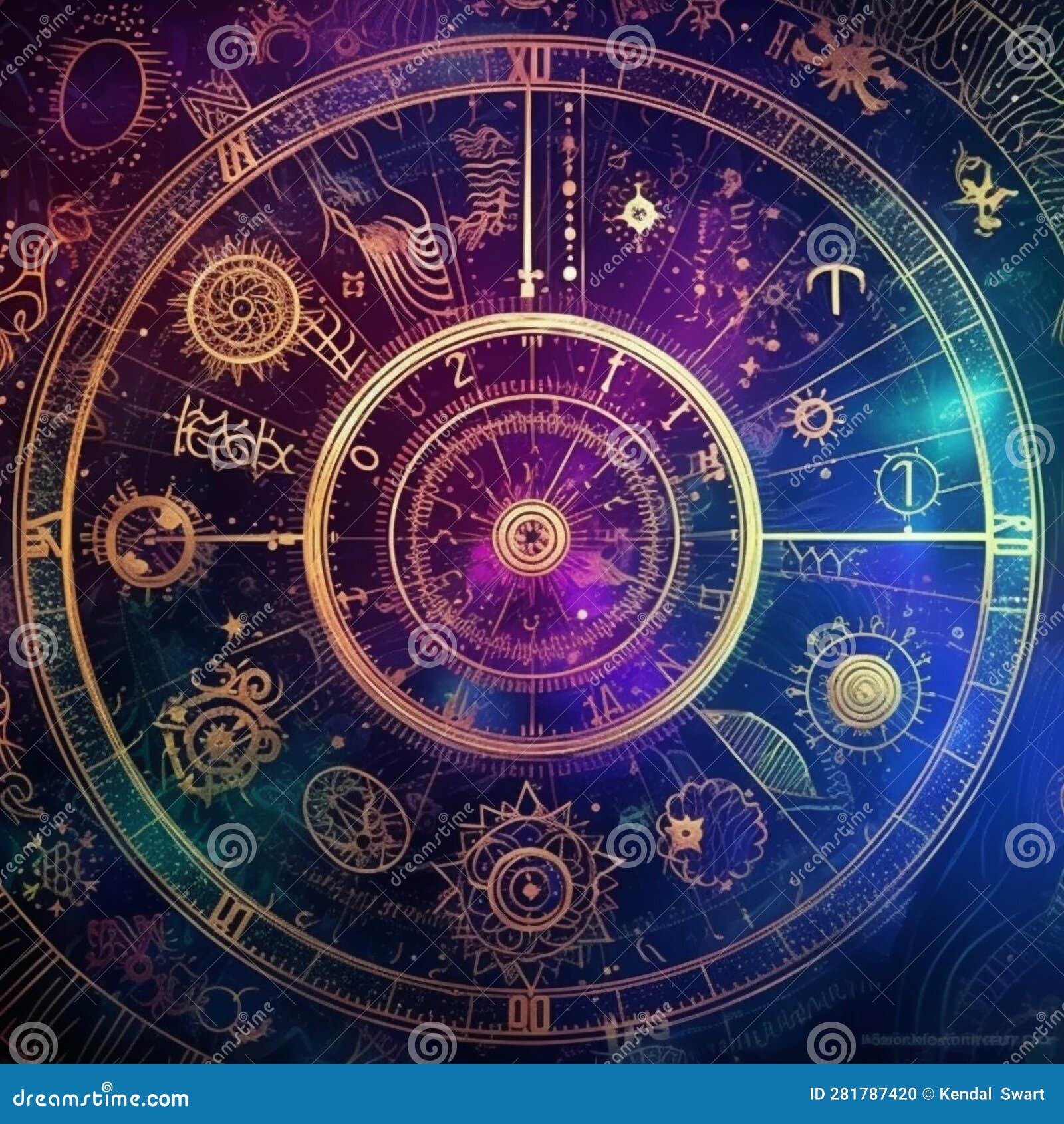 Abstract universe stock illustration. Illustration of daylight - 281787420