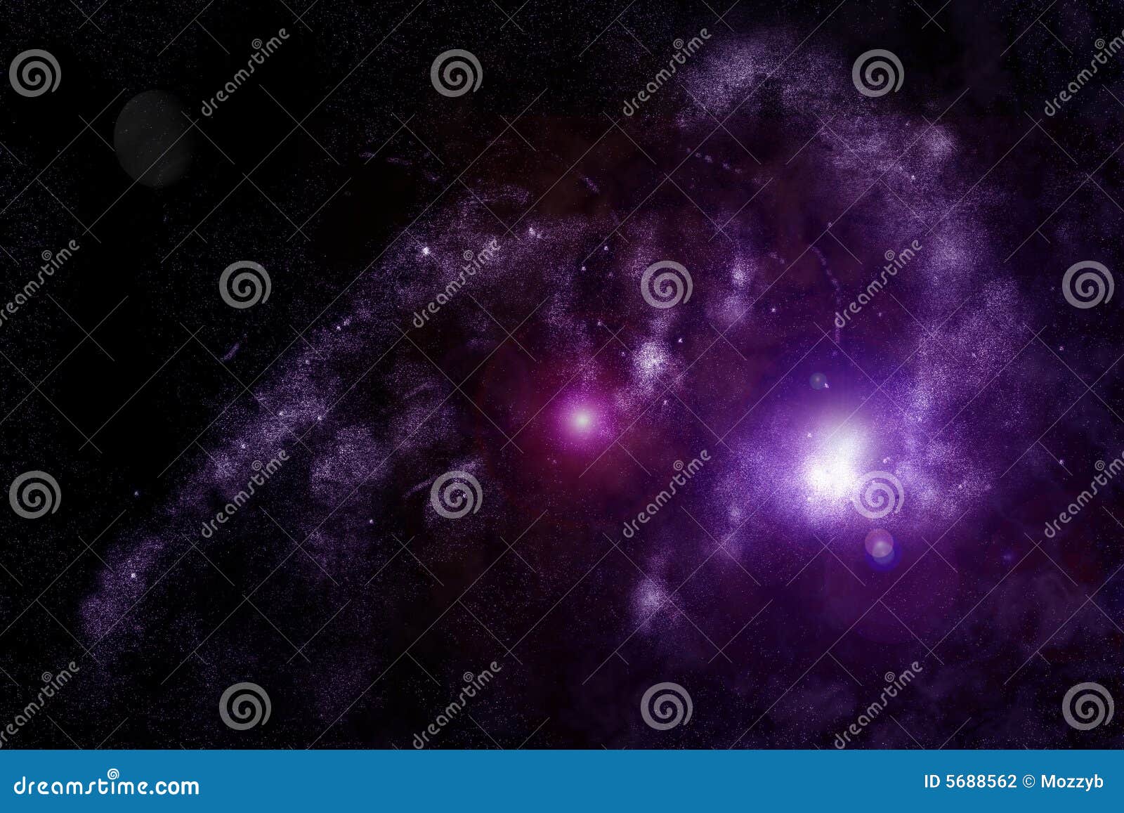 Abstract Universe - Space Nebula Stock Illustration - Illustration of ...
