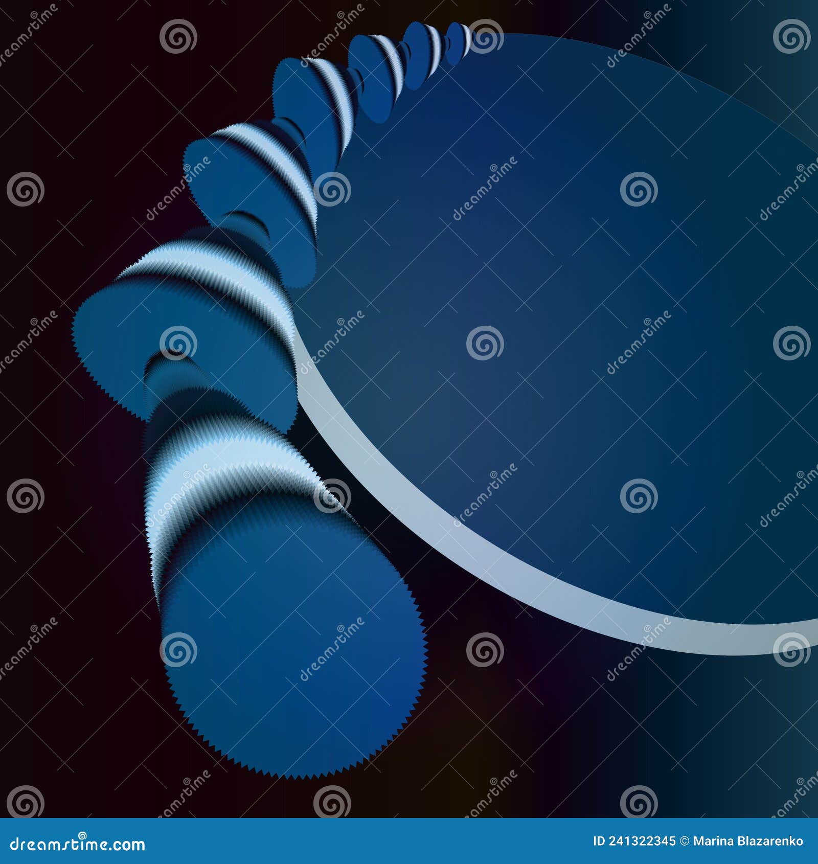 Abstract Unusual Figures Depicting the Movement in Perspective in a ...