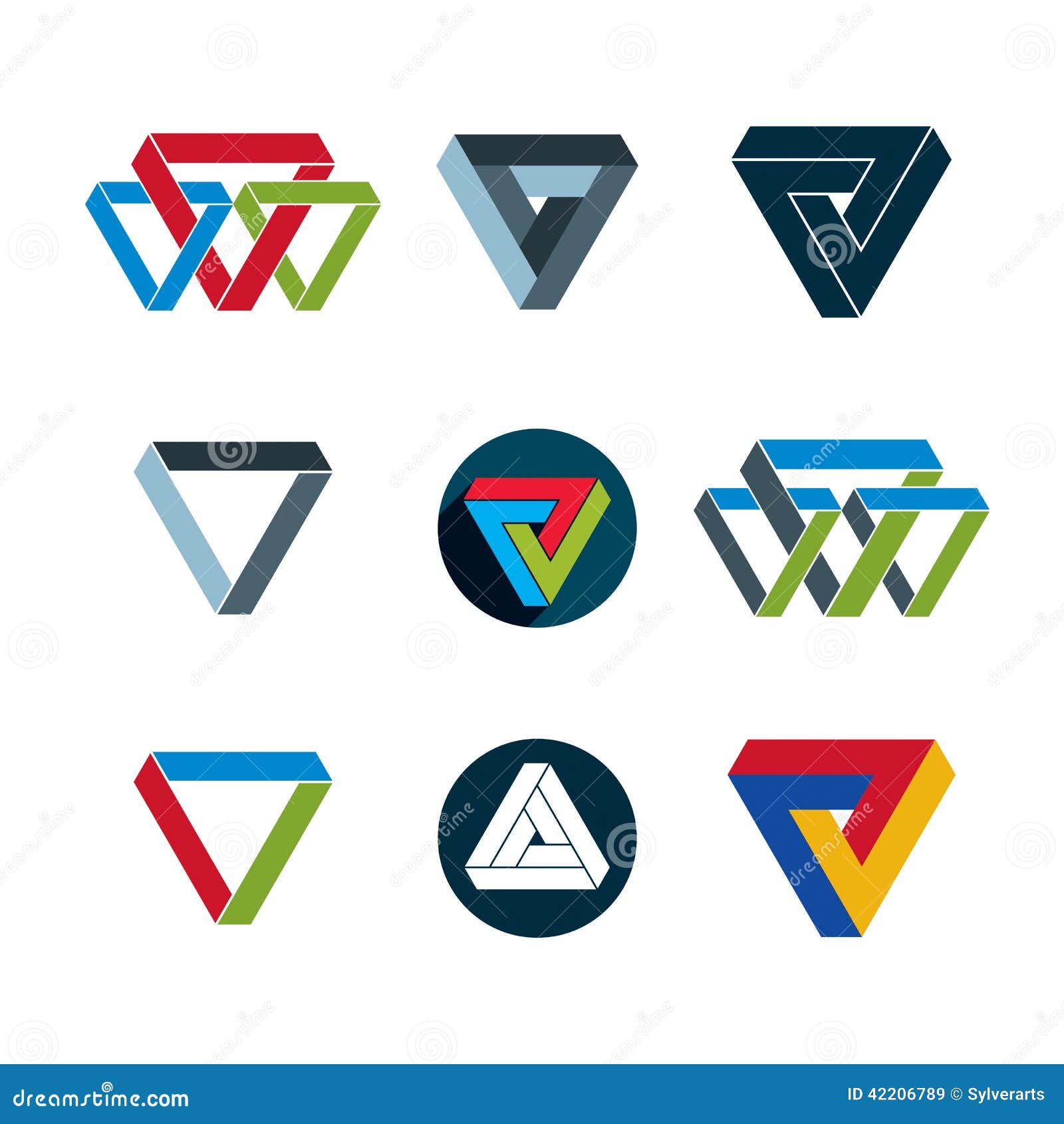 Abstract Unusual Vector Icons Set, Creative Symbols Collection, Stock ...