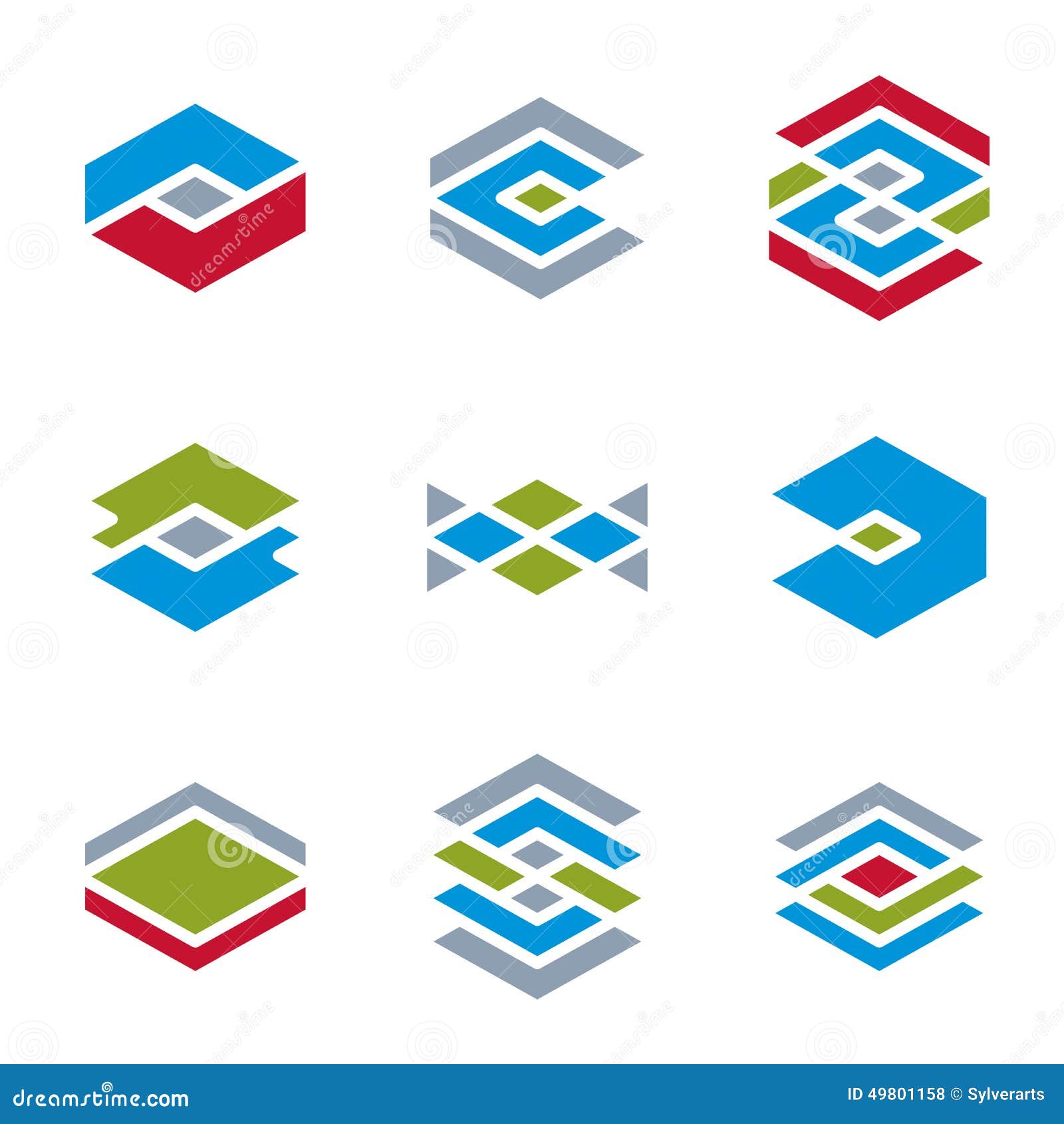 Abstract Unusual Vector Icons Set, Creative Symbols Collection, Stock ...