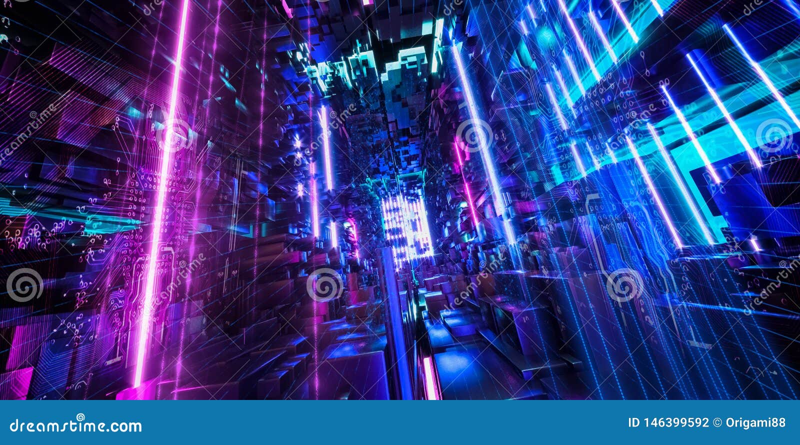 Abstract Urban Background, Geometric Structure, Cyber Safety, Quantum ...